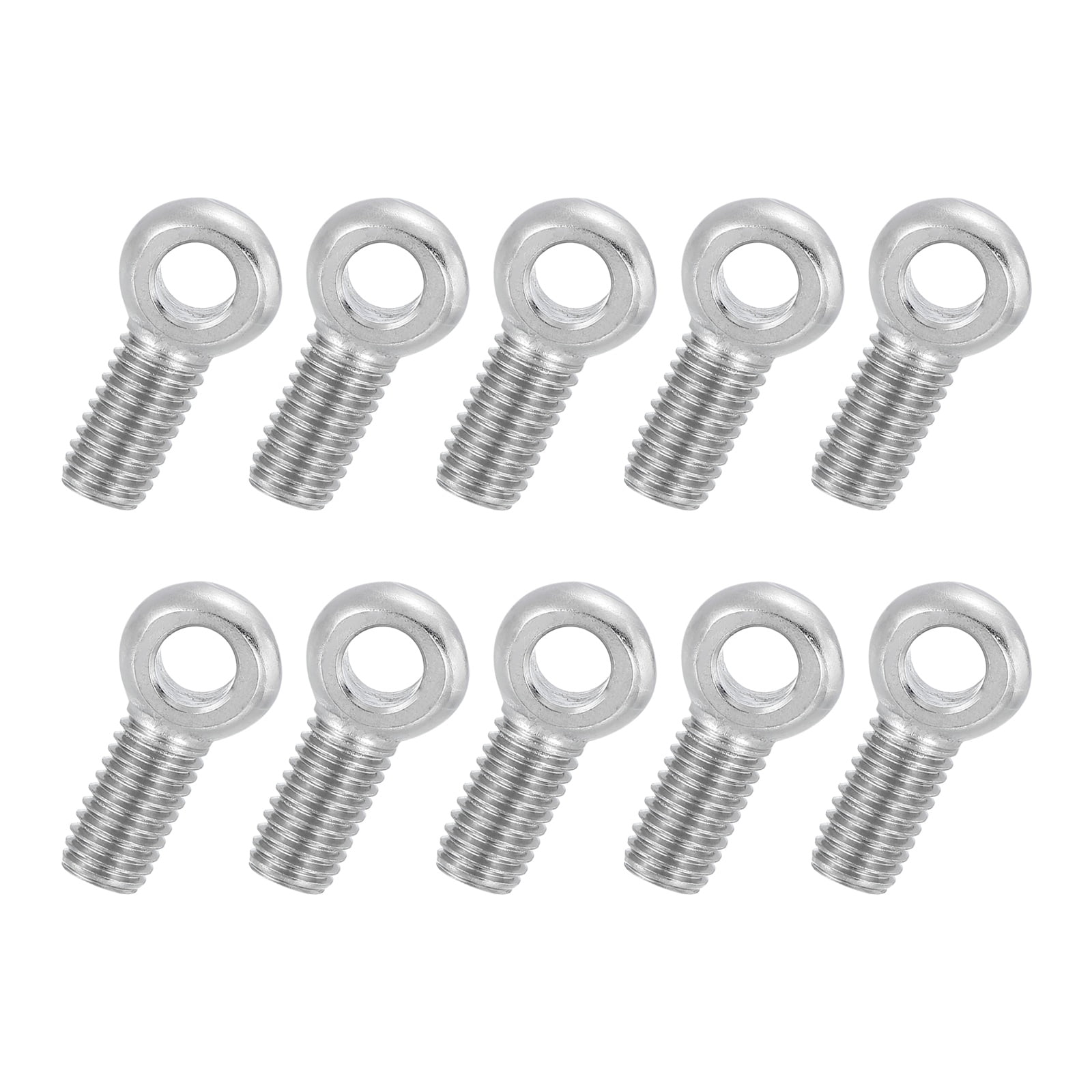 Uxcell 10 Pcs M10x30mm Shoulder Swing Lifting Eye Bolt, 304 Stainless ...