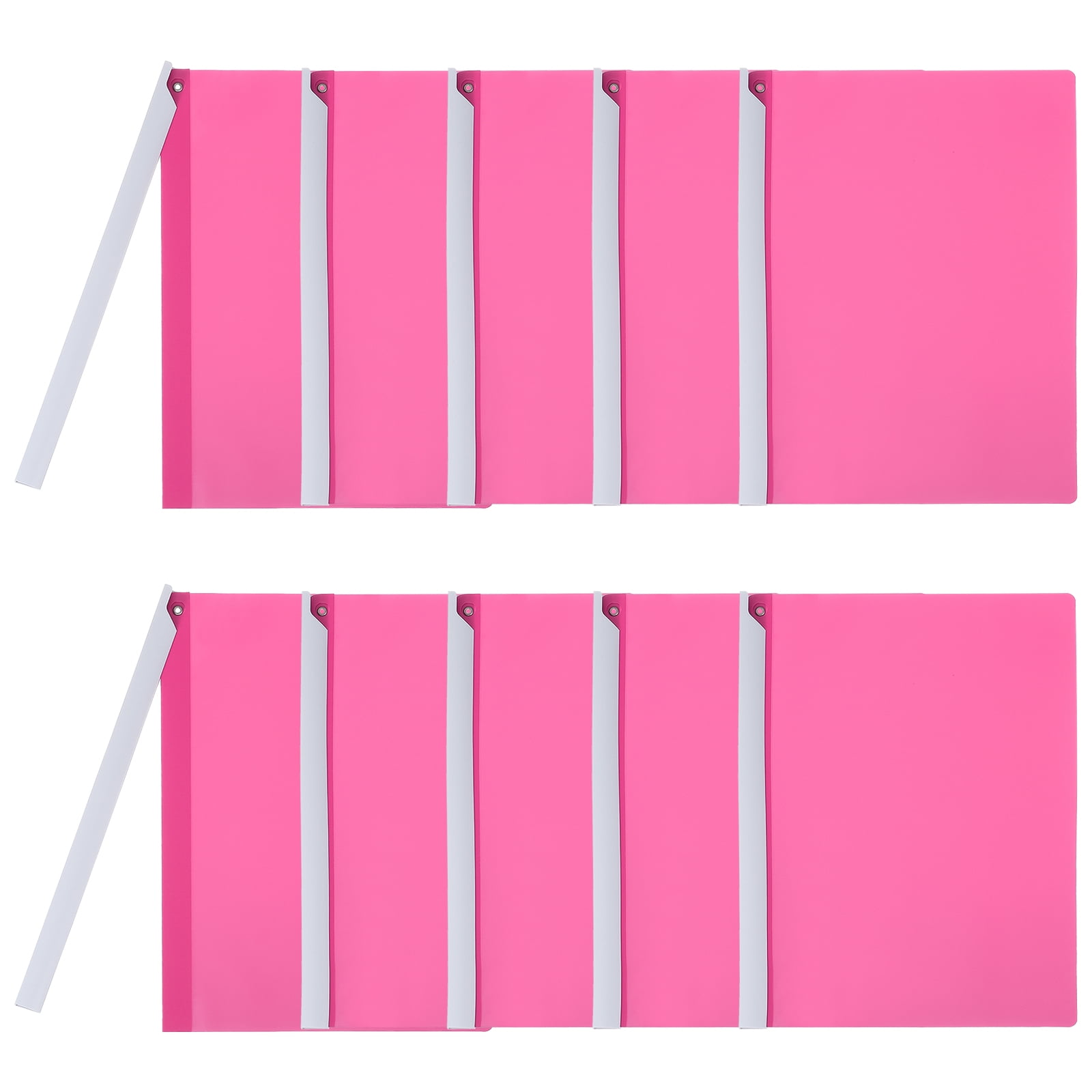 Uxcell 10 Pcs Non-punching Report Covers with Swing Clip, Plastic ...