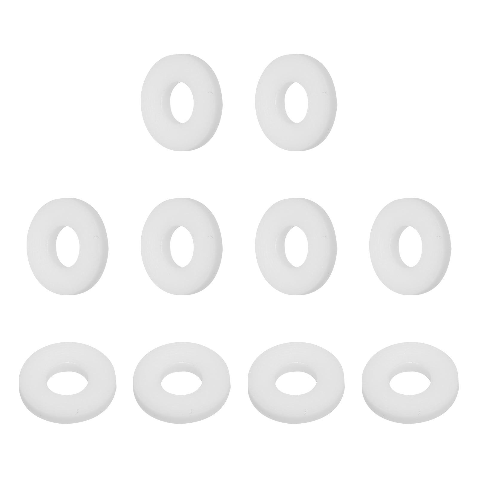 Uxcell 10 Pcs PTFE Flat Washers Sealing Spacer Flange Gasket for ...