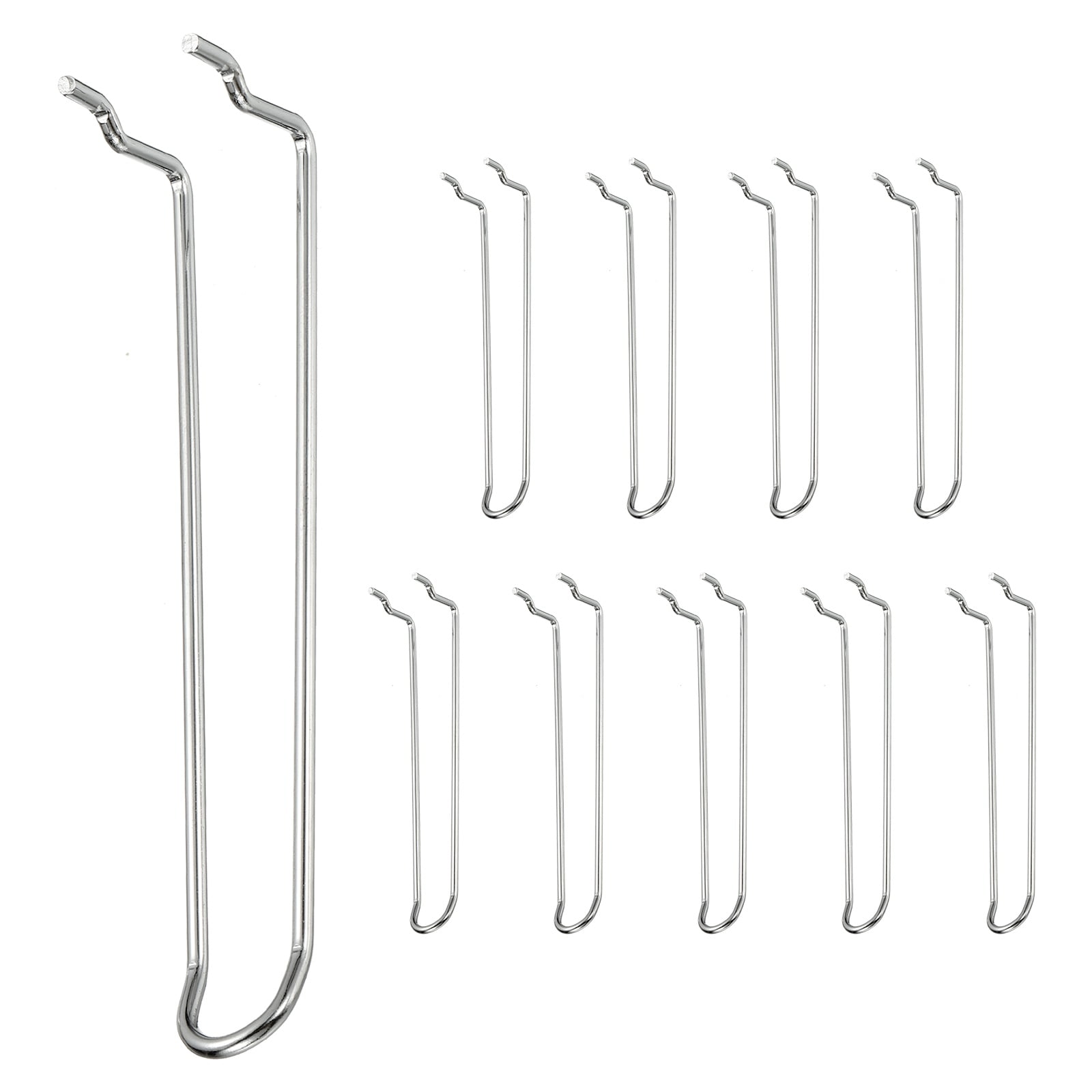 Uxcell 10 Pcs Pegboard Hooks, 7.1 Inch Peg Board Hooks Kit Fit 1/6 ...