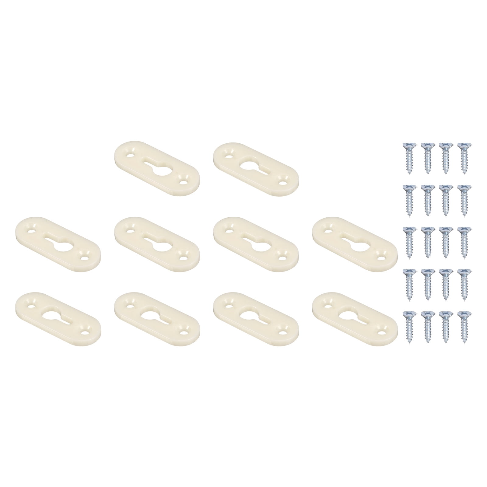 Uxcell 10 Pcs Plastic Shelf Support Peg, Right Angle Bracket, 1.97