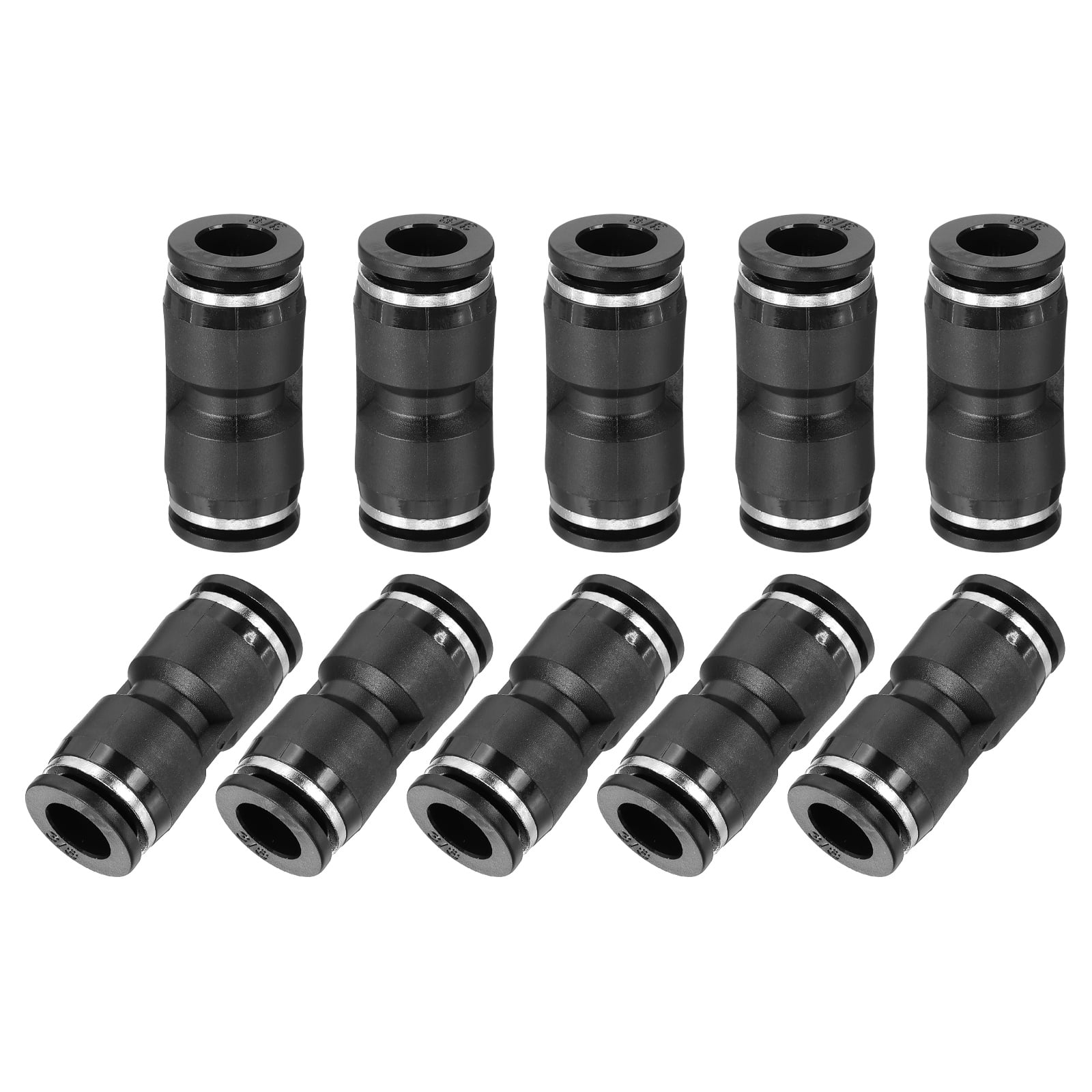 Uxcell Push to Connect Fittings Pneumatic Quick Connector Straight ...