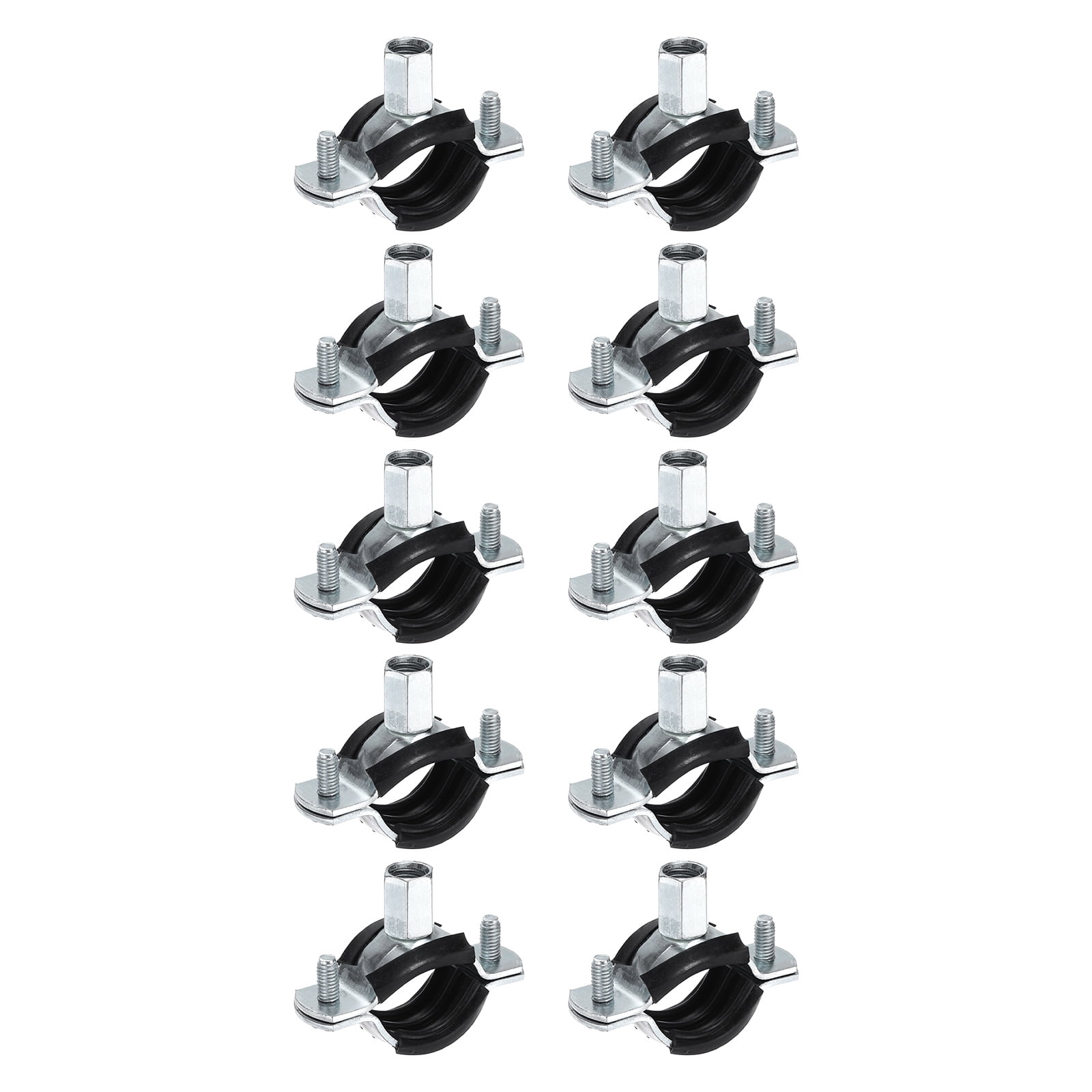 Uxcell 10 Pcs Split Ring Pipe Hanger 1" (25mm) Galvanized Steel Sheet ...