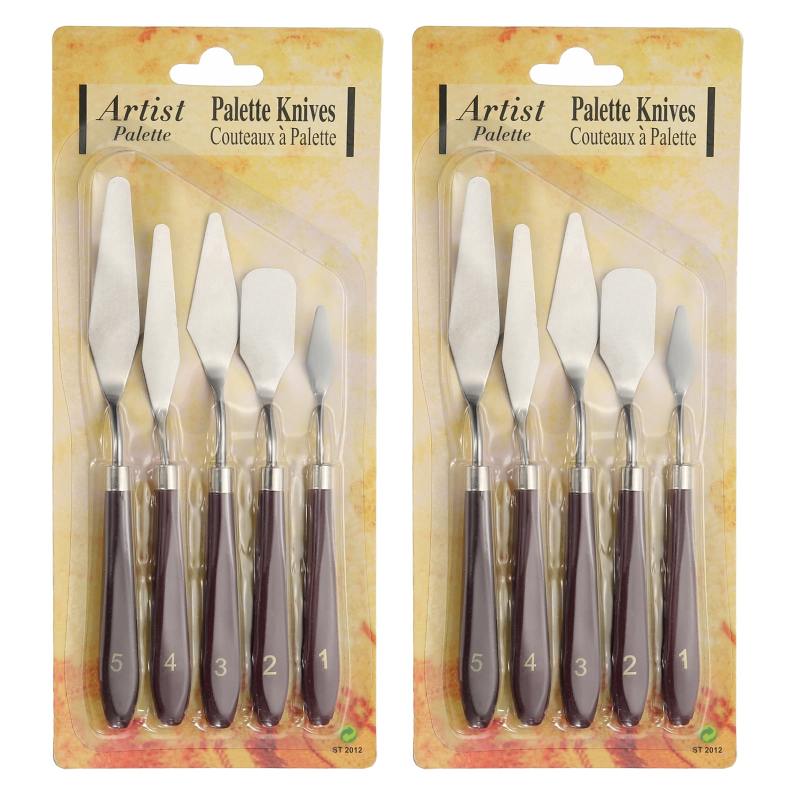 Uxcell 10 Pcs Stainless Steel Palette Knife, Professional Art Spatula ...