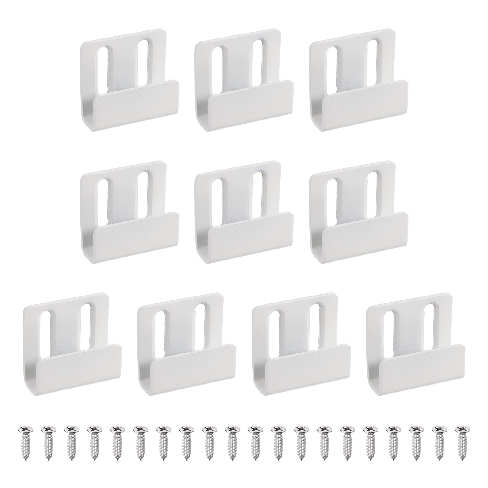 Uxcell 10 Pcs Stainless Steel Tile Hanger, Adjustable Heavy Duty Wall ...