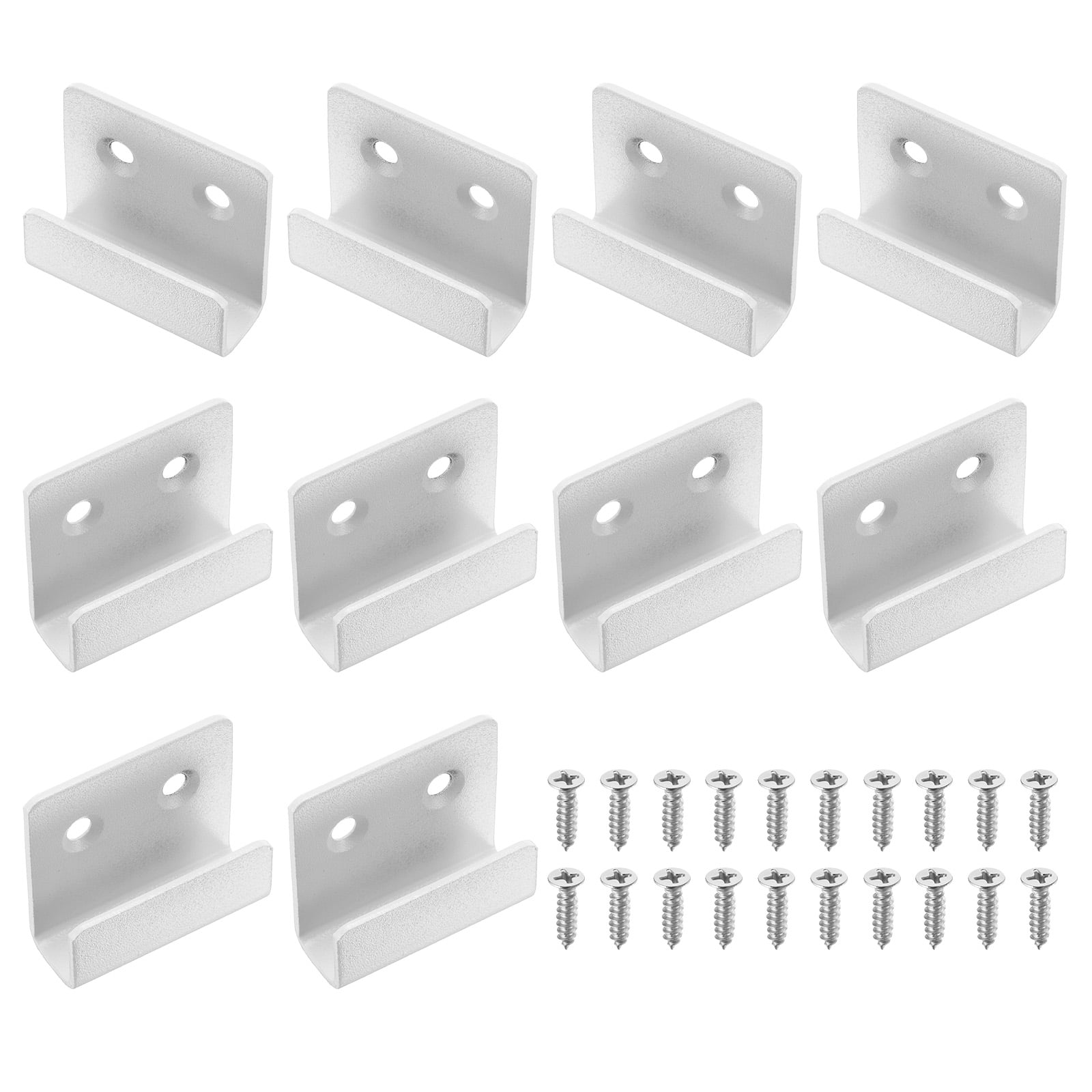 Uxcell 10 Pcs Stainless Steel Tile Hanger, Adjustable Tile Display Wall ...