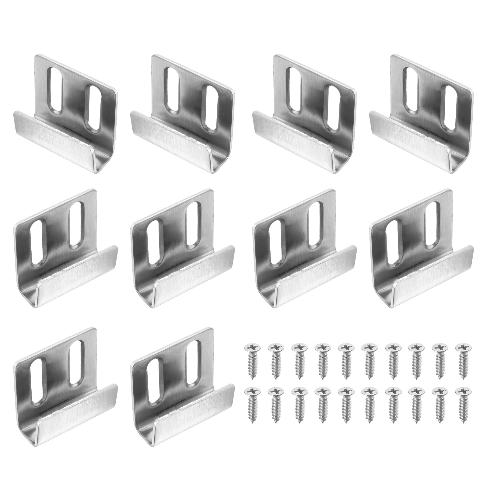 Uxcell 10 Pcs Stainless Steel Tile Hanger, Adjustable Tile Display Wall ...