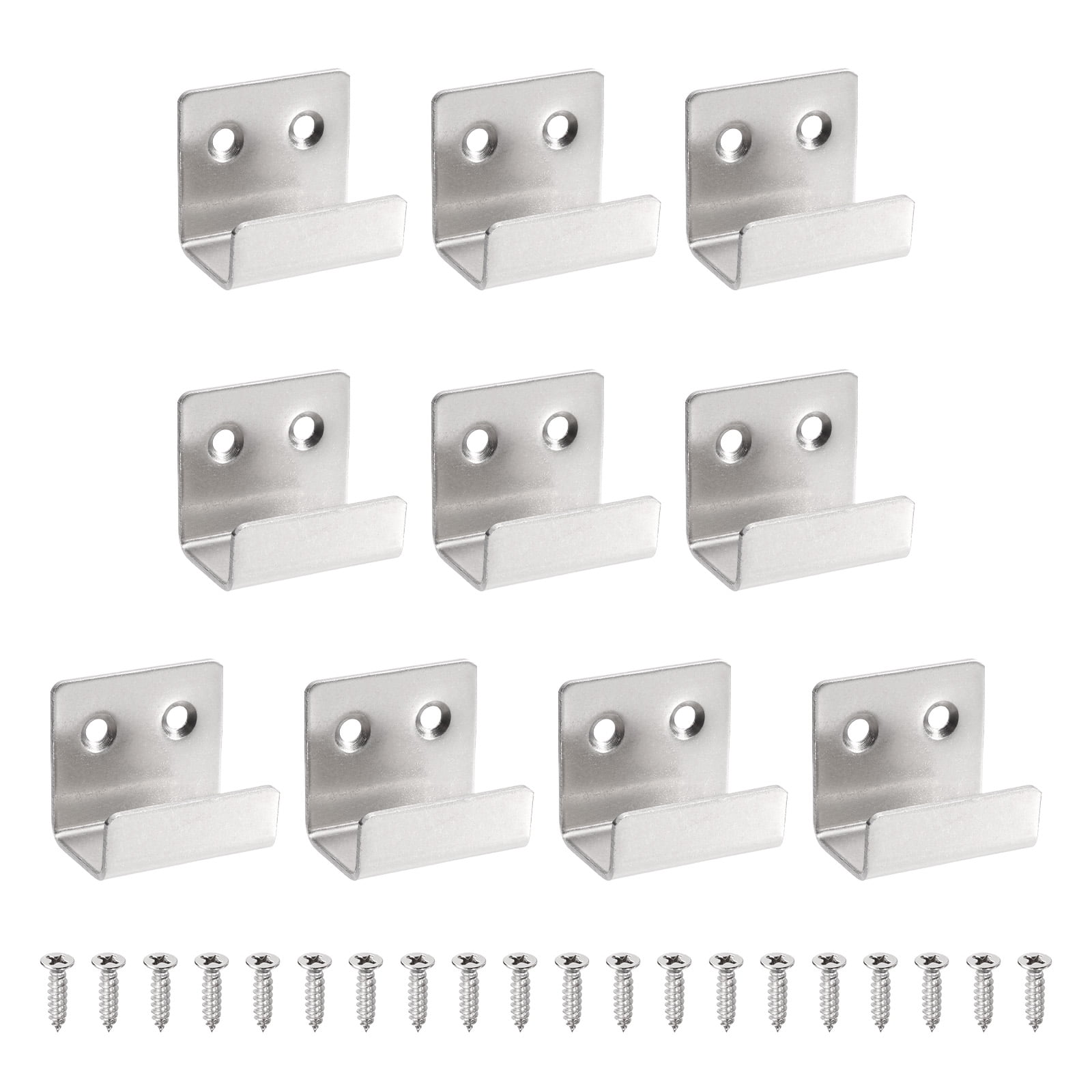 Uxcell 10 Pcs Stainless Steel Tile Hanger, Heavy Duty Wall Mount ...