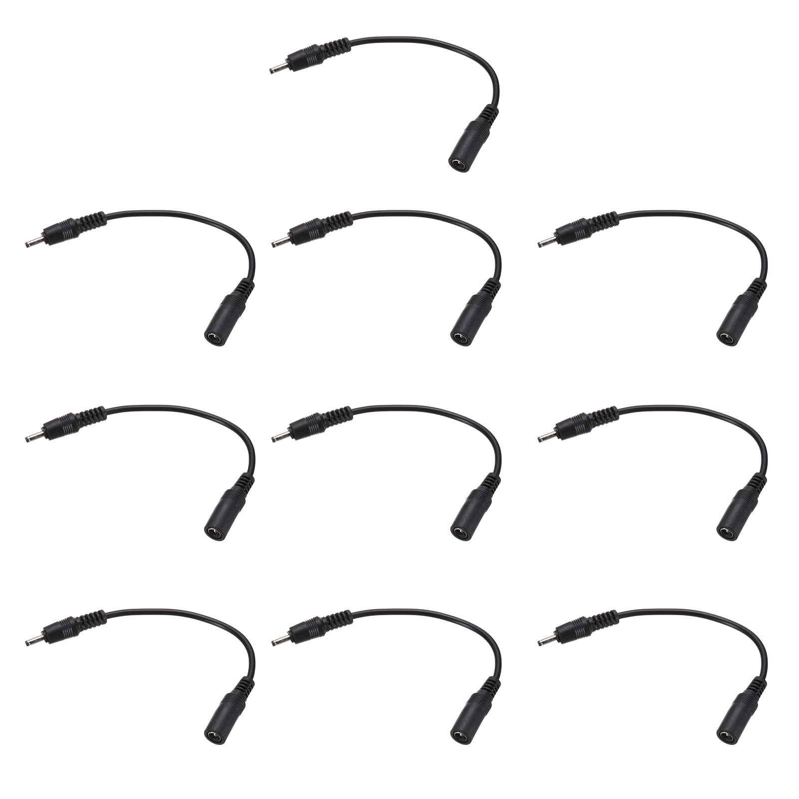 Uxcell 10 Pcs Tip Adapter Connector Converter 5.5x2.1mm to 3.0x1.1mm ...