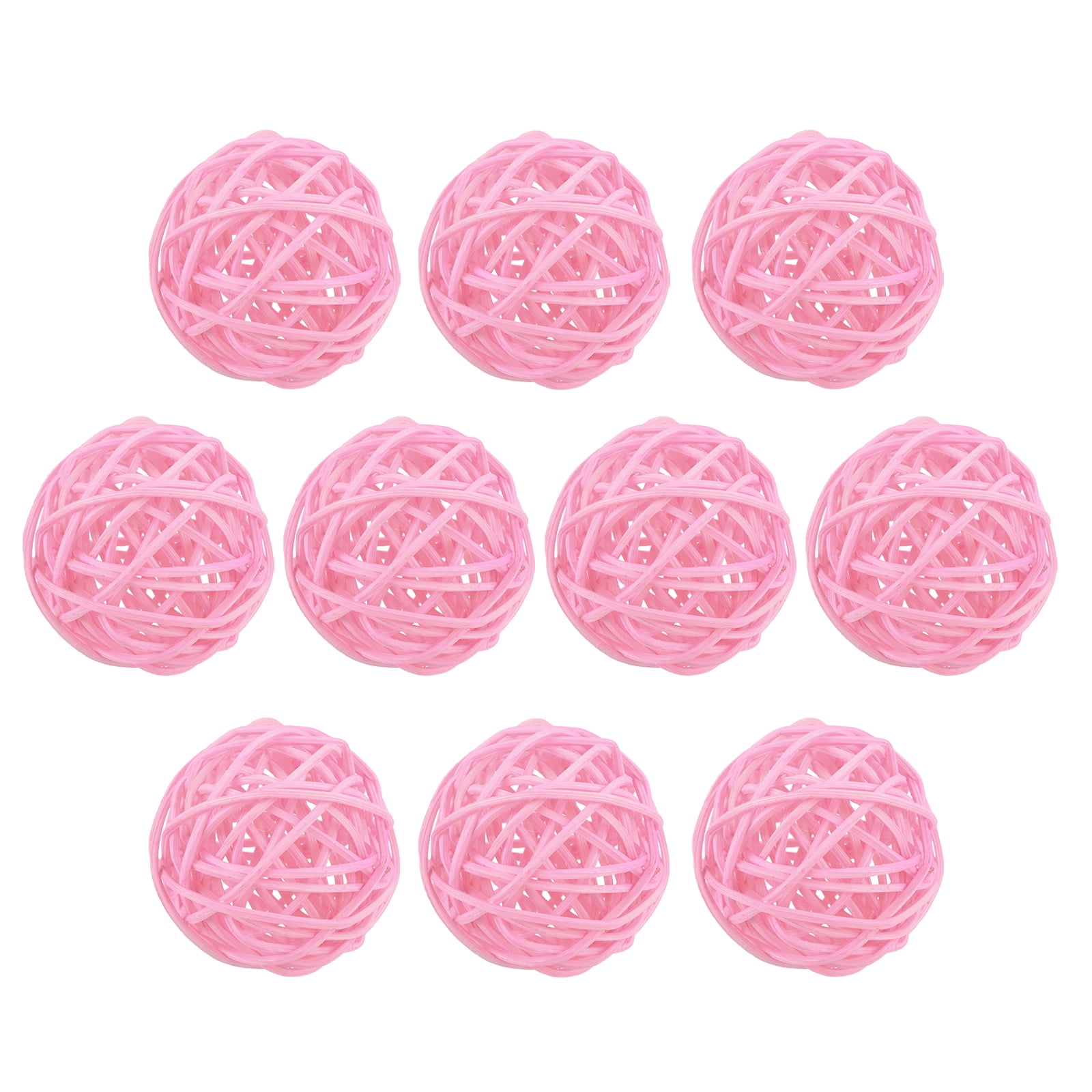 Uxcell 10 Pcs Wicker Rattan Balls 2 Inch Rattan Decorative Balls Vase ...