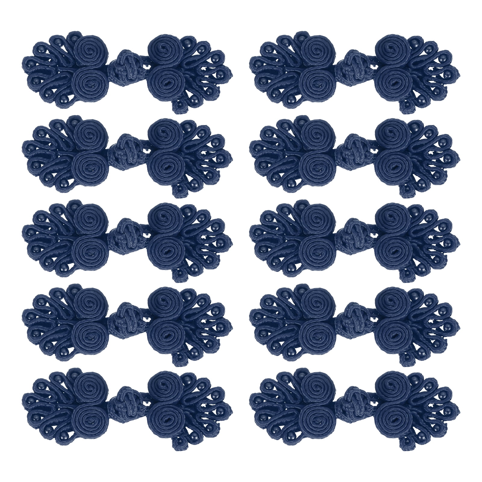 Uxcell 10 Set Chinese Closure Buttons Chinese Knots Frog Buttons ...