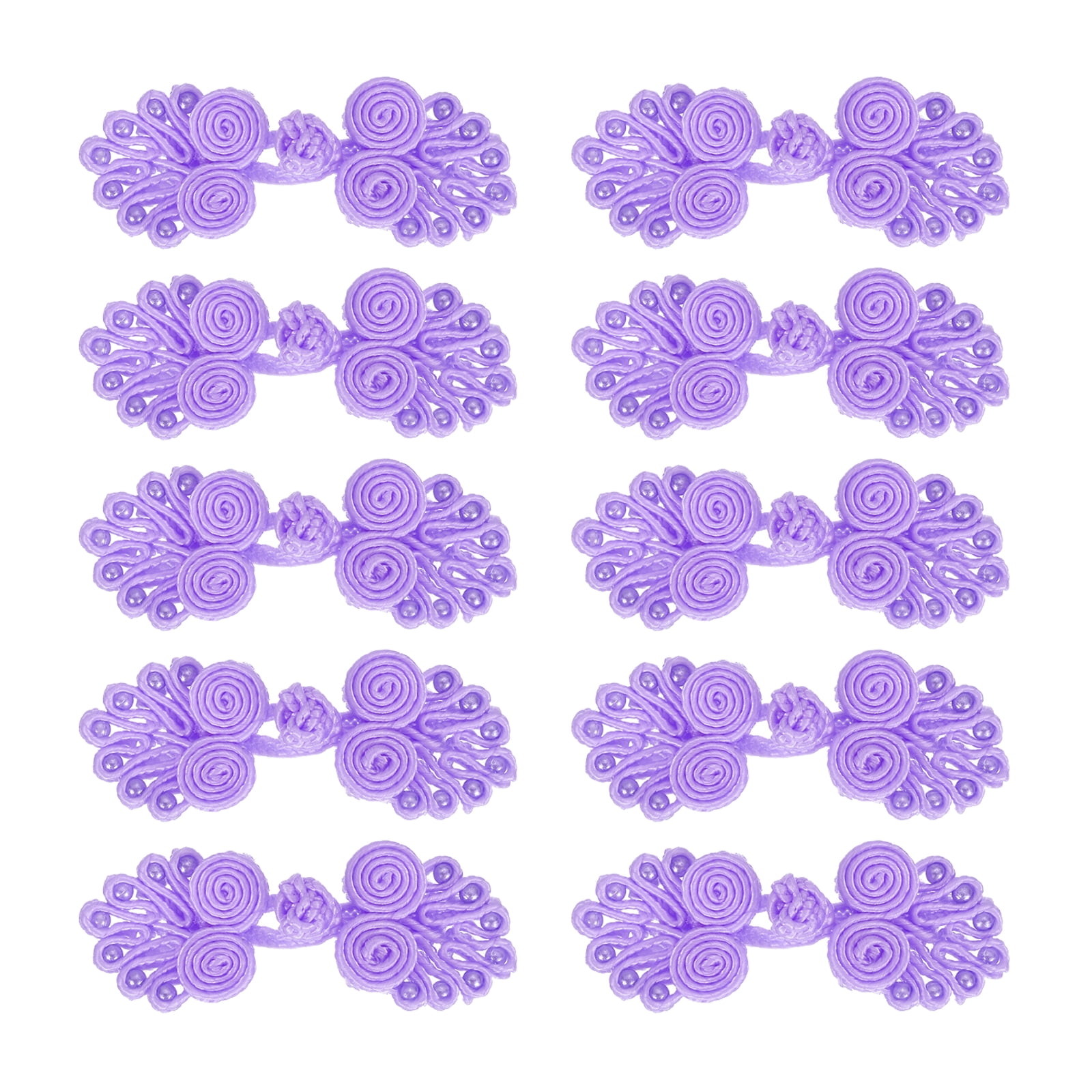 Uxcell 10 Set Chinese Closure Buttons Chinese Knots Frog Buttons ...