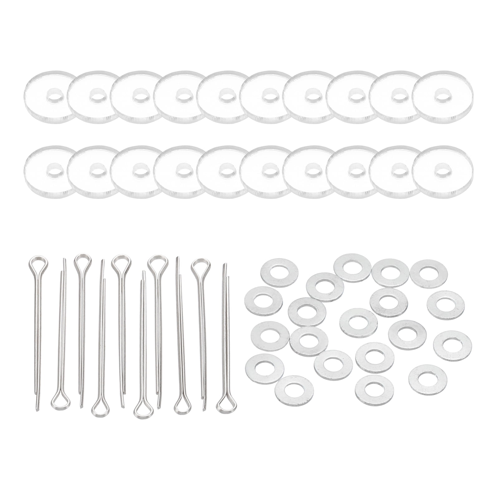 Uxcell 10 Set Metal Doll Joints Removable Cotter Pin Joints Connector ...