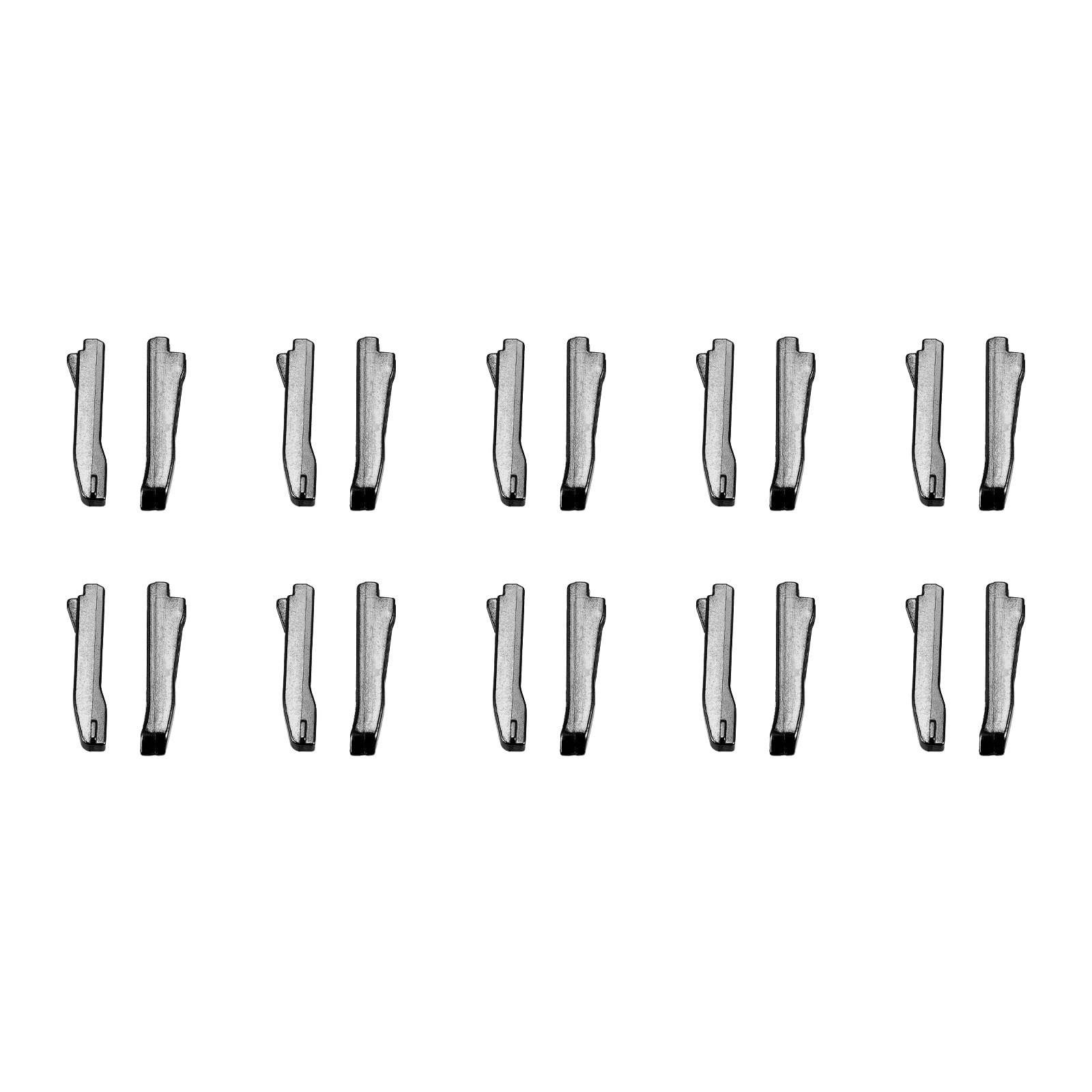 Uxcell 10 Sets Double Open Zipper Repair Latch Kits, #10 Insert Pins ...