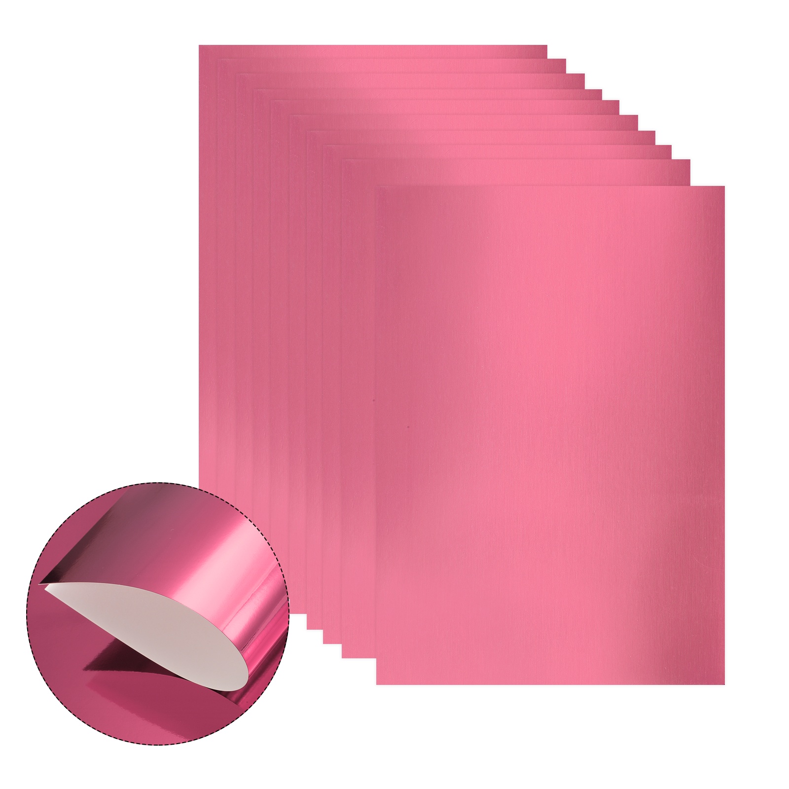 Uxcell 10 Sheets Metallic Foil Paper, A4 Thick 250gsm Cardstock Foil 8. ...