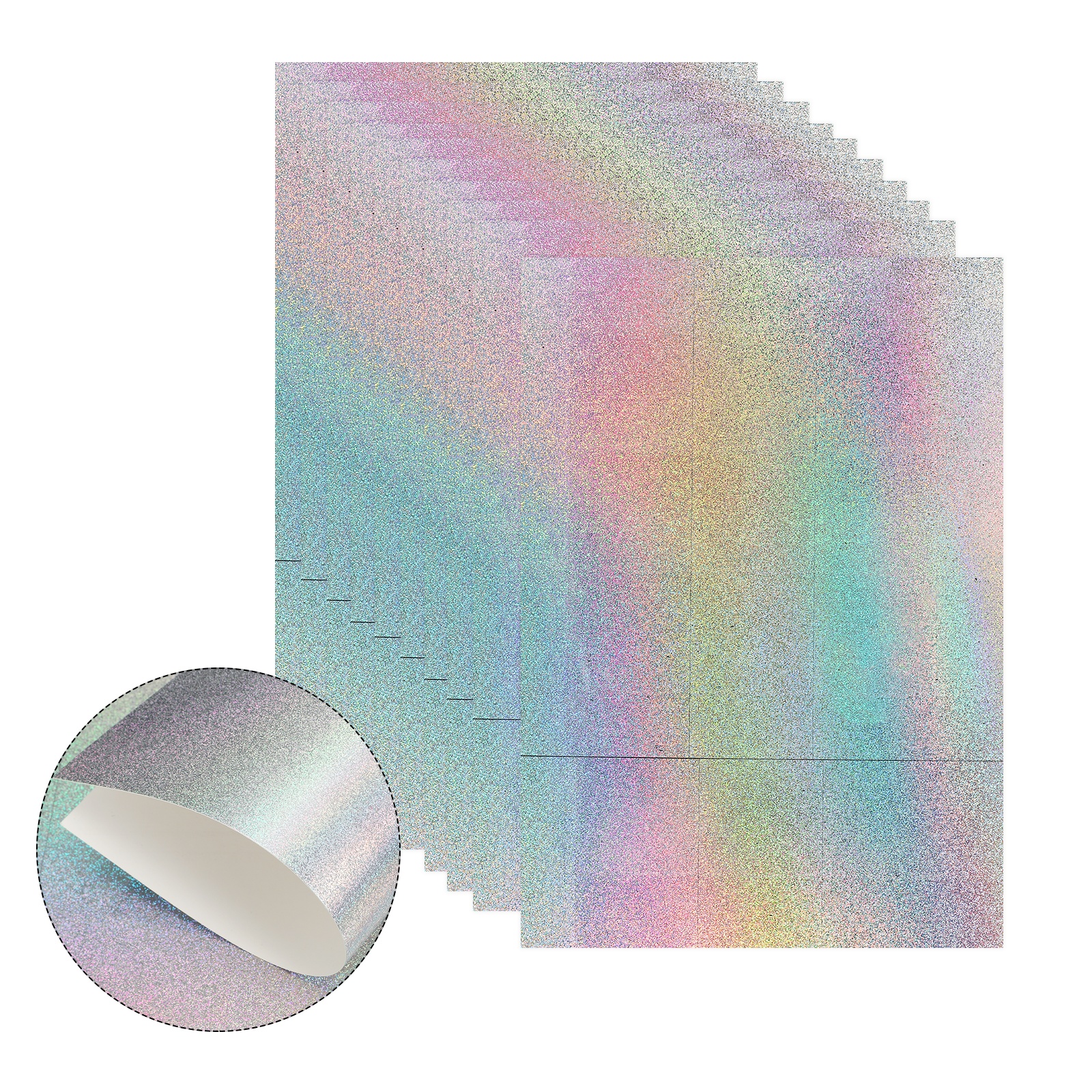 Uxcell 10 Sheets Metallic Foil Paper, A4 Thick 250gsm Cardstock Foil 8. ...