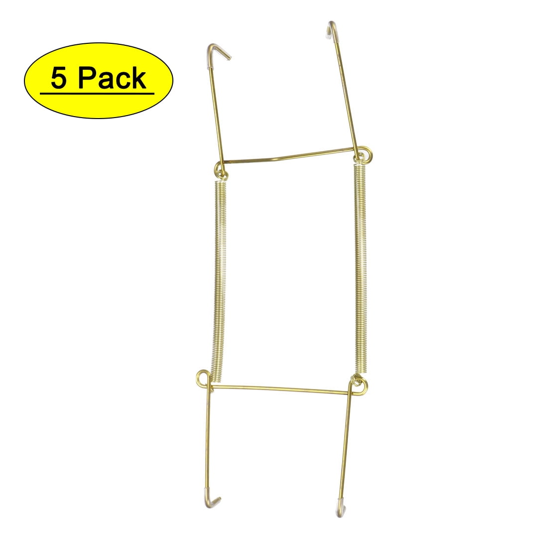 Uxcell 10" U Type Plate Hanger Stainless Steel Iron Zinc Plated 5 Pack ...