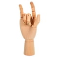 Uxcell 10" Wooden Hand Model, Artist Mannequin Right Hand Model ...