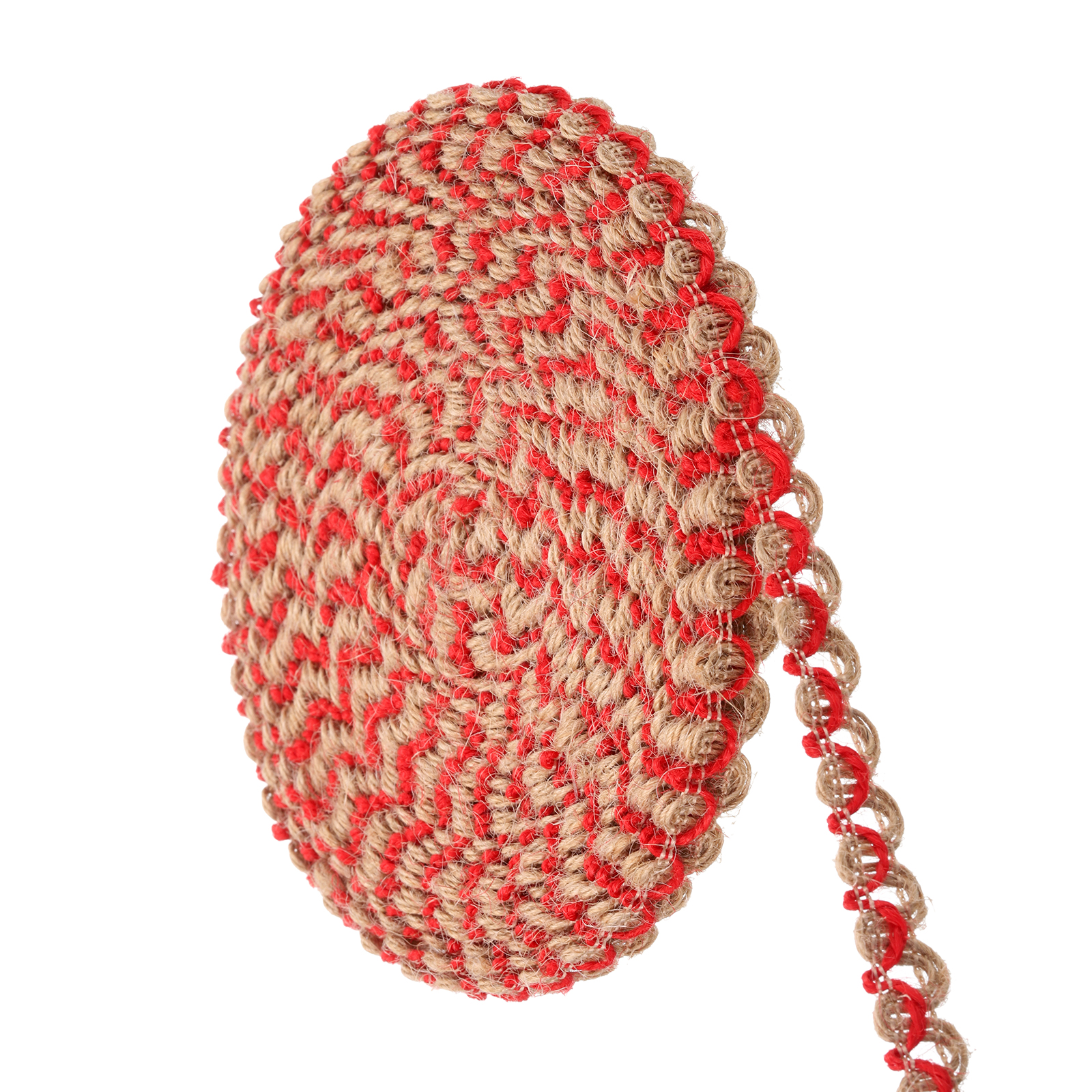 Uxcell 10 Yards 0.5 inch Burlap Ribbon Jute Burlap Lace Craft Ribbon ...