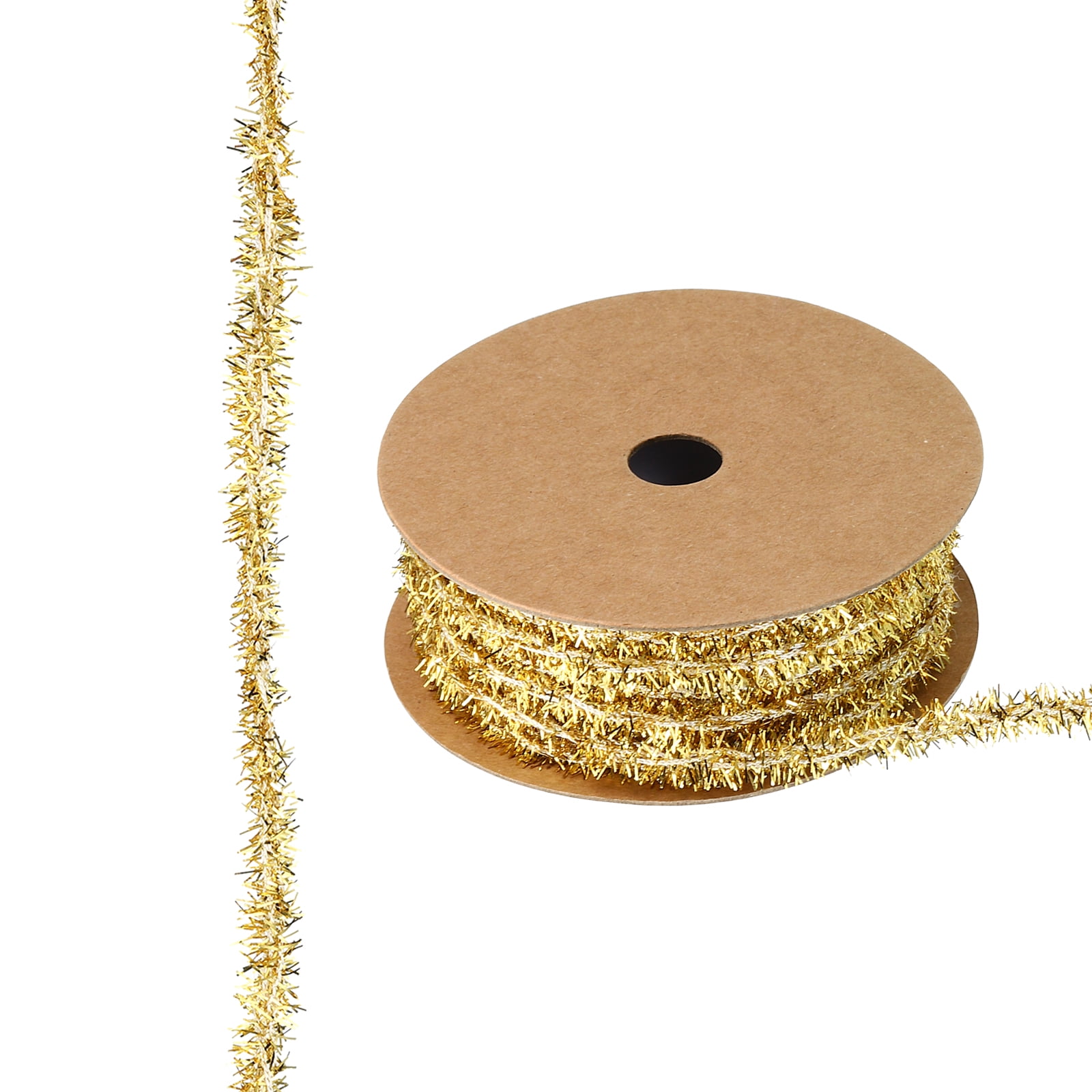 Uxcell 10 Yards Gold Decorative Ribbon, Sewing Trim Rope Embellishment ...