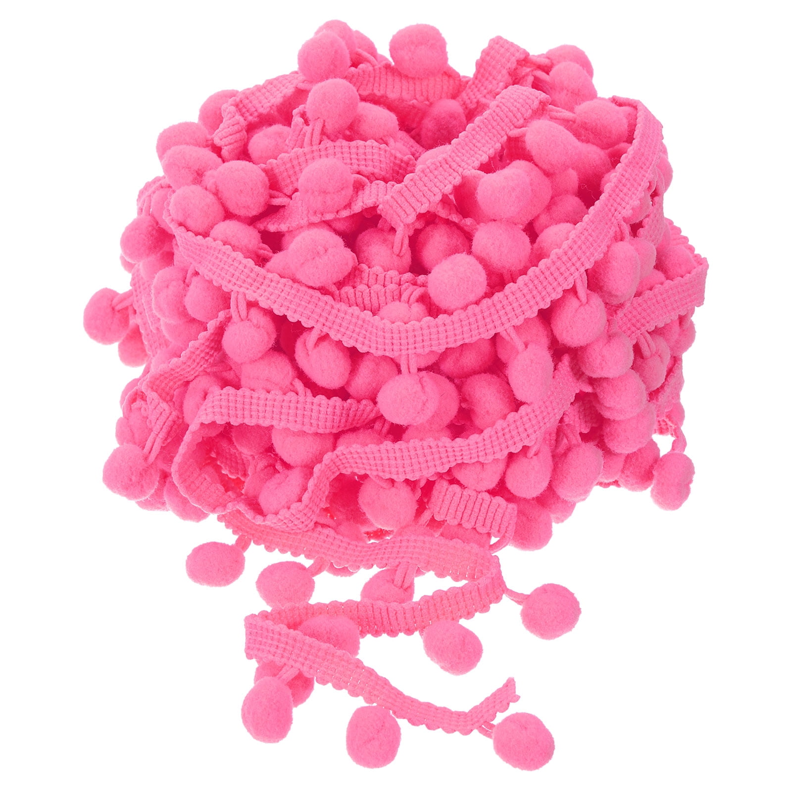 Uxcell 10 Yards Pom Pom Ball Fringe Trim Ribbon Sewing Trim DIY Crafts ...