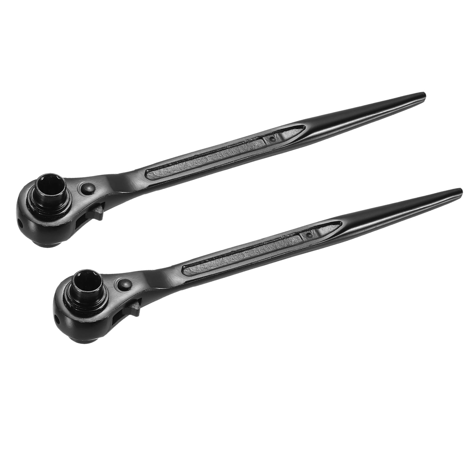 Uxcell 10 x 12mm 12-Point Scaffold Podger Ratchet Spanner Ratcheting ...