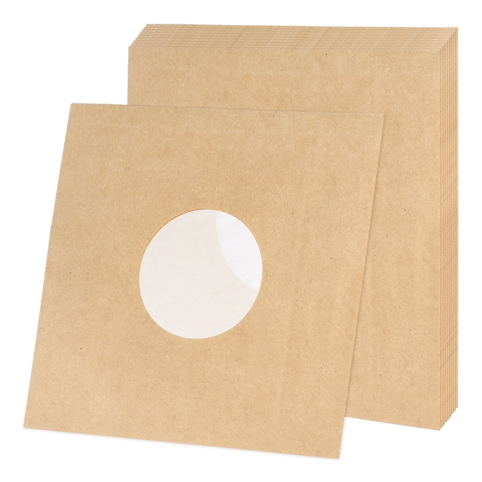 Uxcell 10"x10" Vinyl Record Inner Paper Sleeves, 10 Pcs 110GSM Anti ...