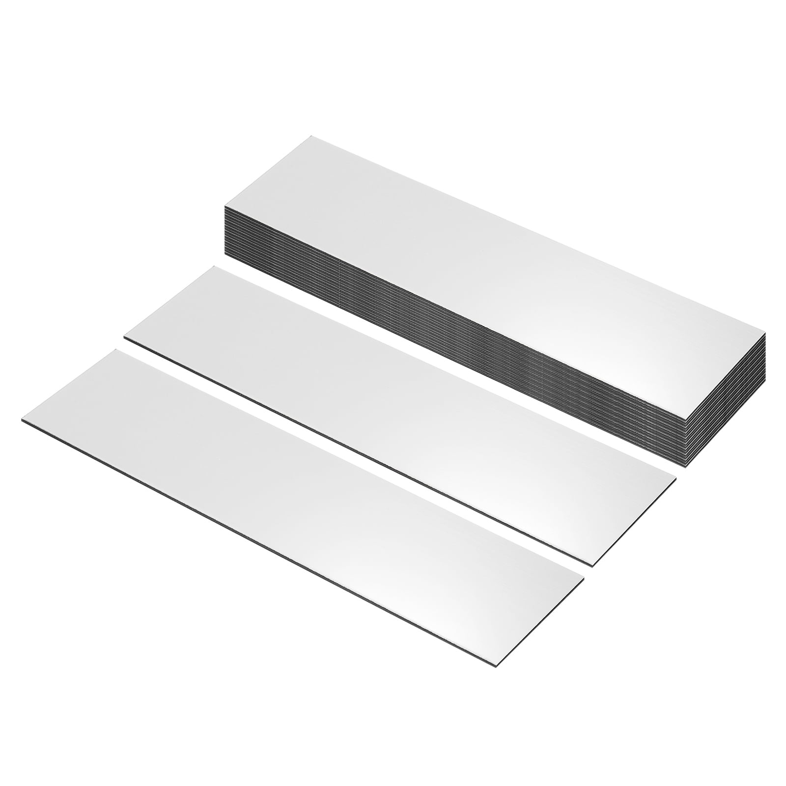 Uxcell 10"x2" Blank Name Plates, 20 Pack Custom Engraved Name Plate ...