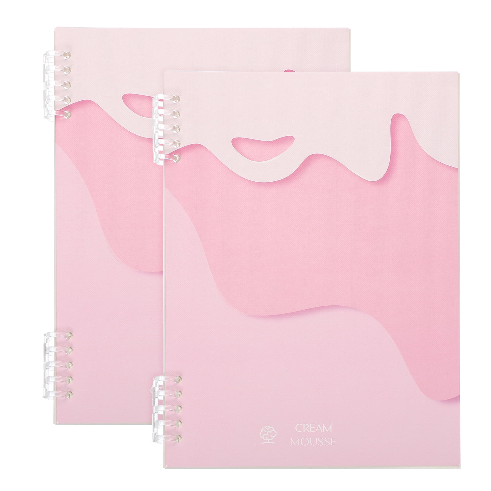 Uxcell 10"x7" Inch Spiral Notebook, 2 Pcs Reusable Discbound Journal ...