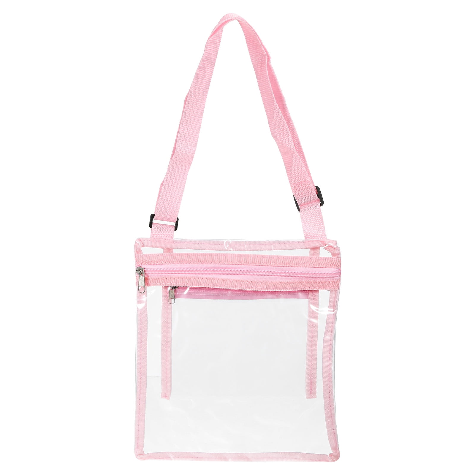 Uxcell 10"x9" Stadium Approved PVC Clear Crossbody Purse Bag with ...