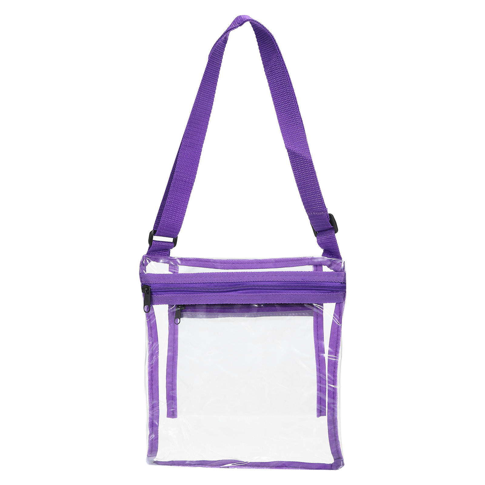 Uxcell 10"x9" Stadium Approved PVC Clear Crossbody Purse Bag with ...