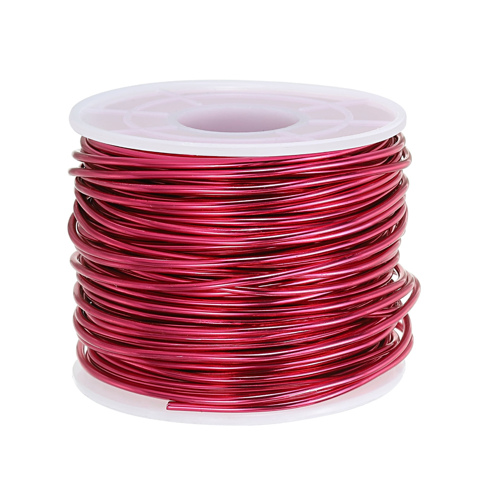 Uxcell 100 Feet Aluminum Craft Wire 1.5mm/15 Gauge Anodized Bendable ...