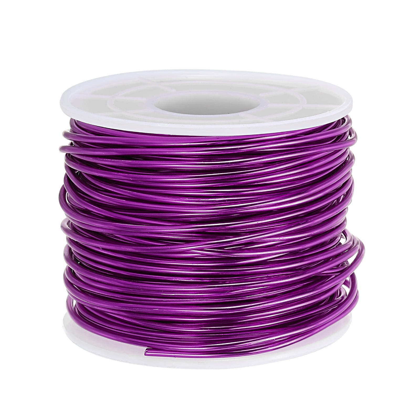 Uxcell 100 Feet Aluminum Craft Wire 1.5mm/15 Gauge Anodized Bendable ...