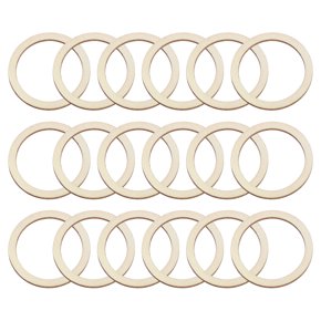Wood Craft Rings for DIY Jewelry and Decor | Arts Crafts & Sewing
