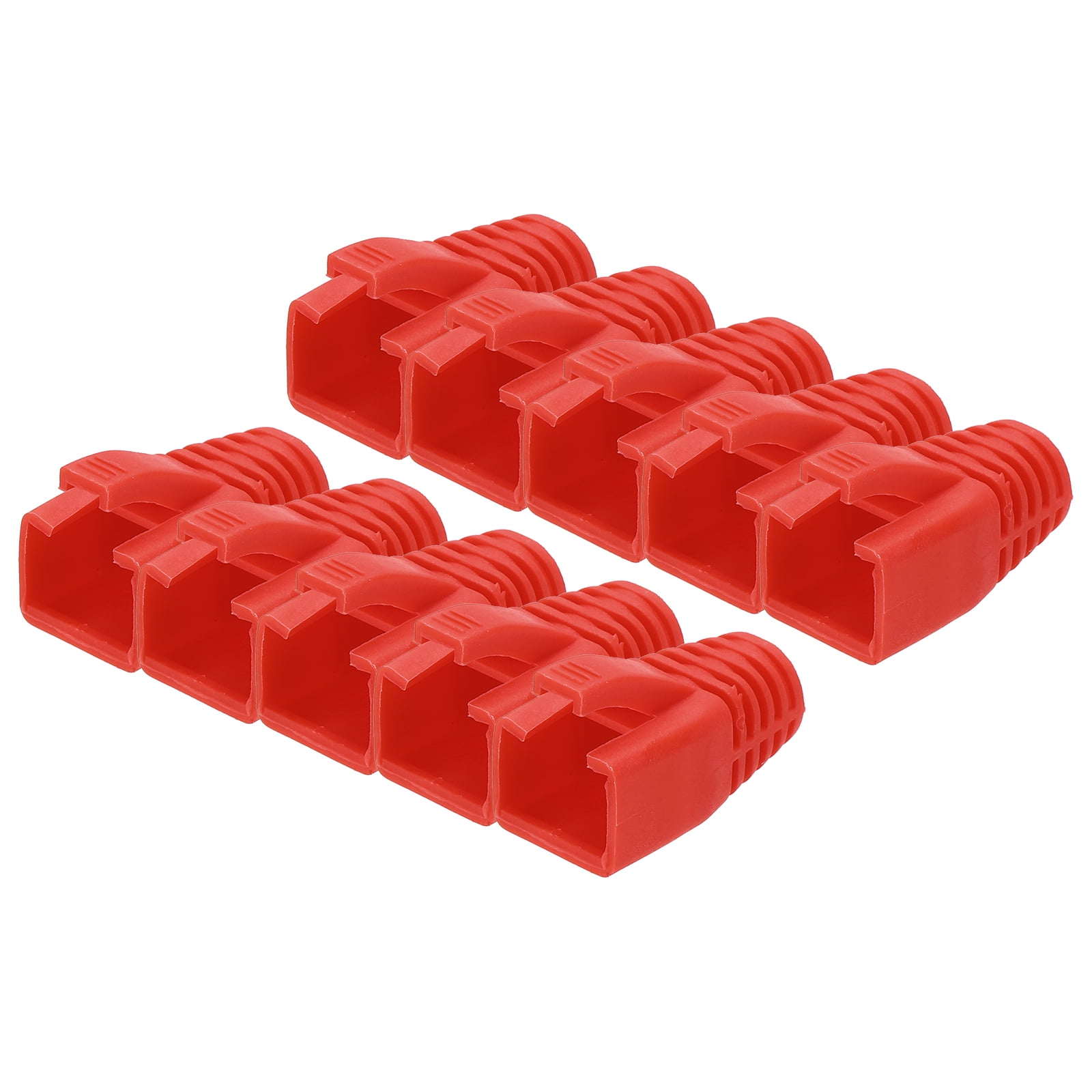 Uxcell 100 Pack Cable Connector Boot Cover for Cat5 Cat5e Cat6 Ethernet ...