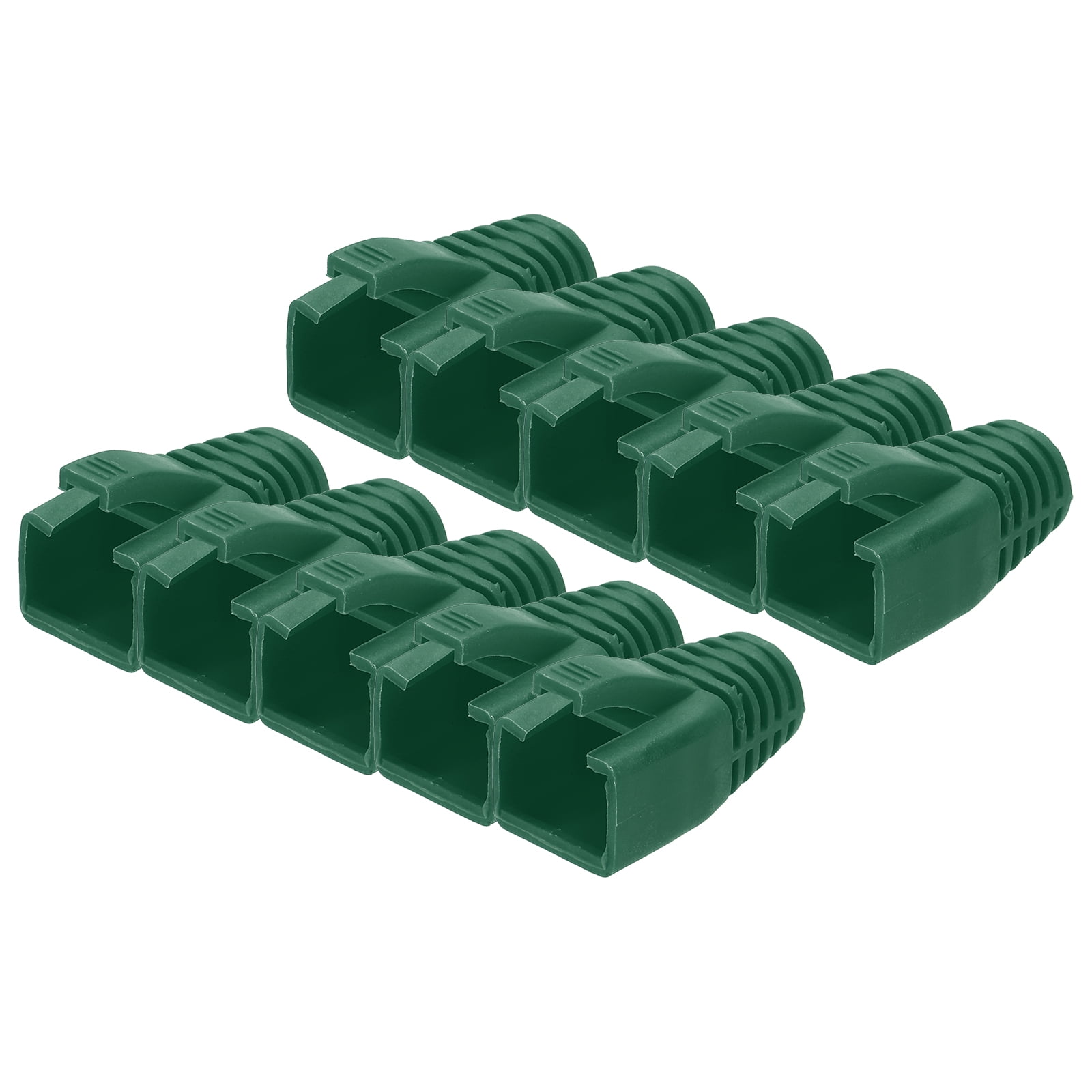 Uxcell 100 Pack Boot Cover Cat5 Cat5e Cat6 Cat6A 0.26" Green - Walmart.com
