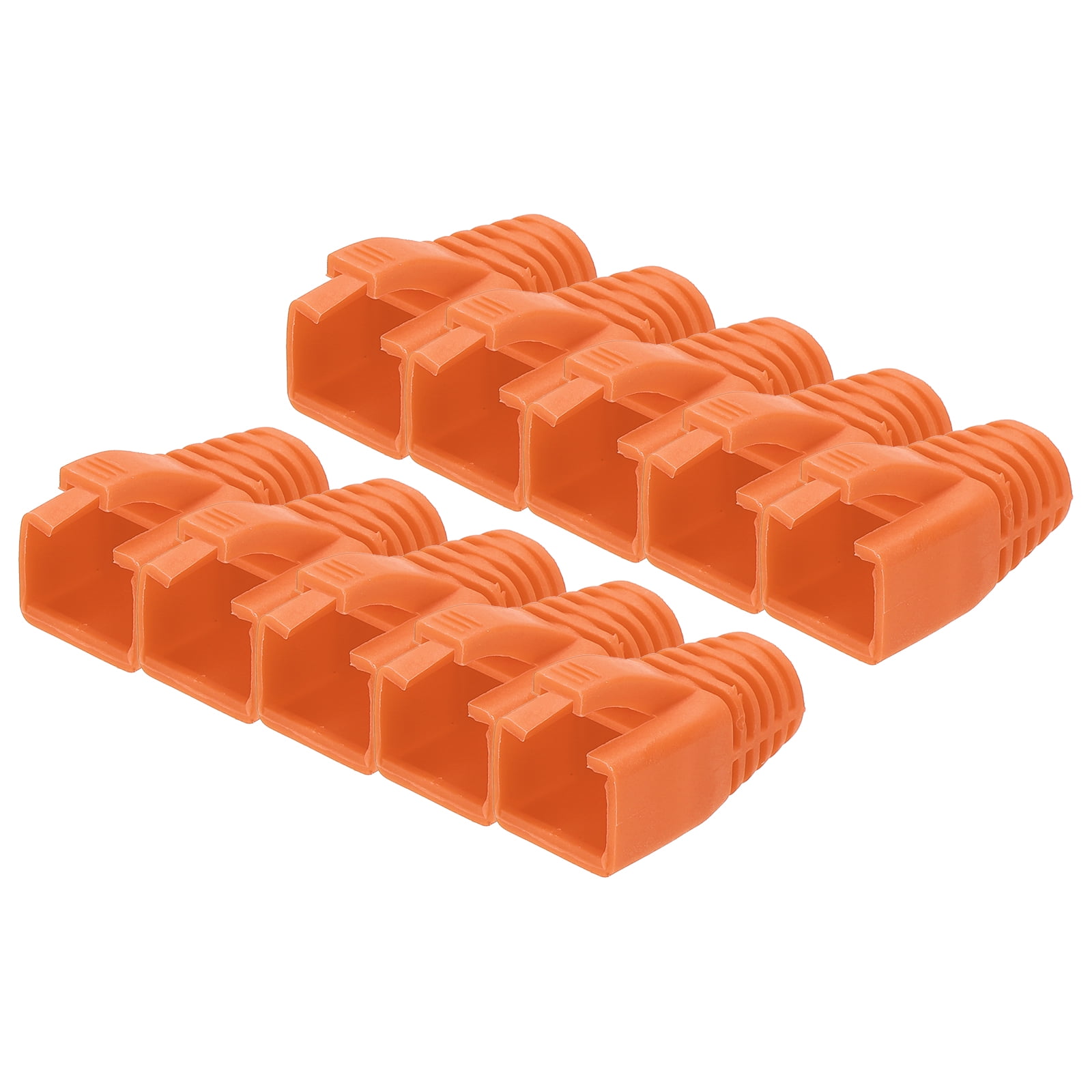 Uxcell 100 Pack Cable Connector Boot Cover for Cat5 Cat5e Cat6 Ethernet ...
