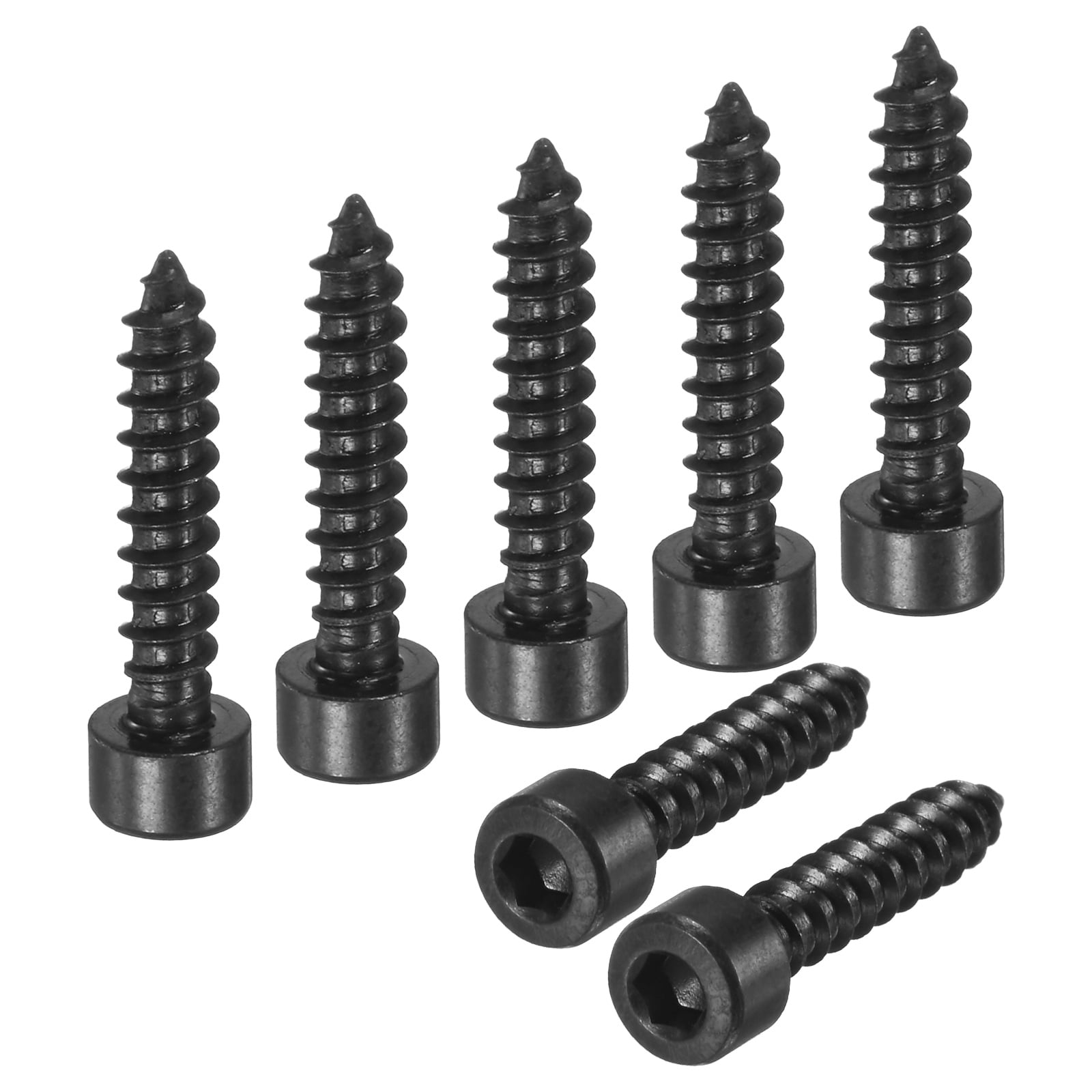 Uxcell 100 Pack Hex Socket Head Screws, M4x20mm Stainless Steel Bolts ...