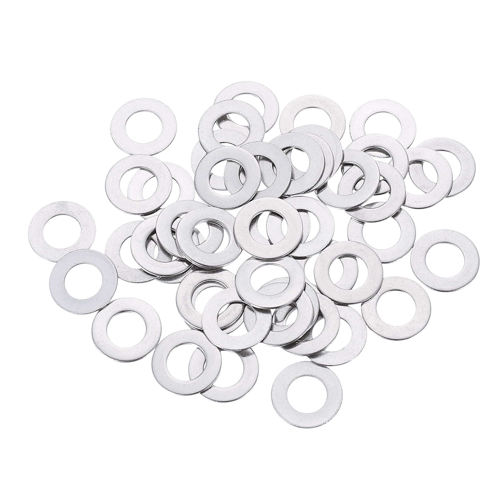 Uxcell 100 Pack M8 Flat Washer, 8x16x0.8mm Thickened 304 Stainless ...