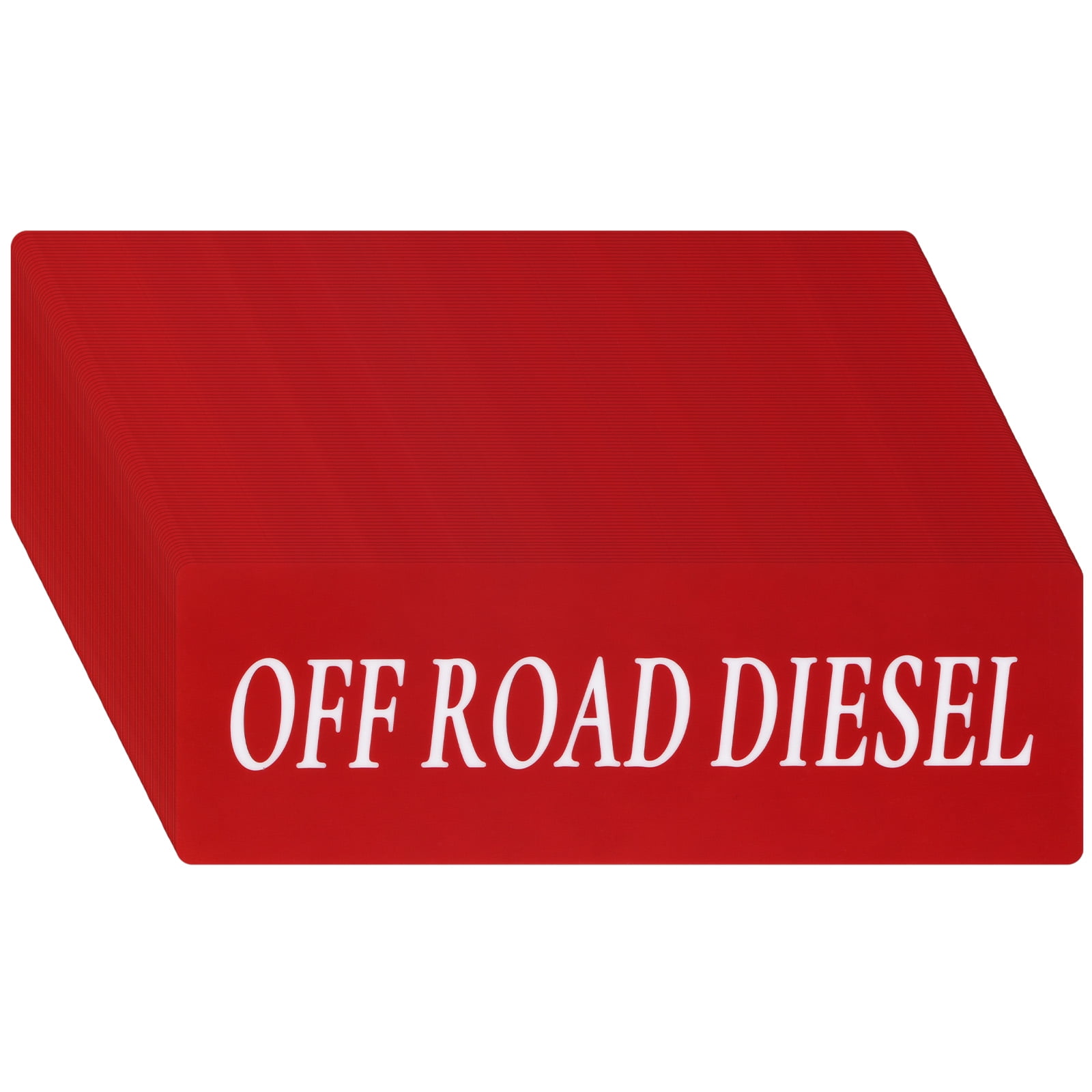 Uxcell 100-Pack Off Road Diesel Sticker, 6x2" Waterproof Vinyl Decal ...