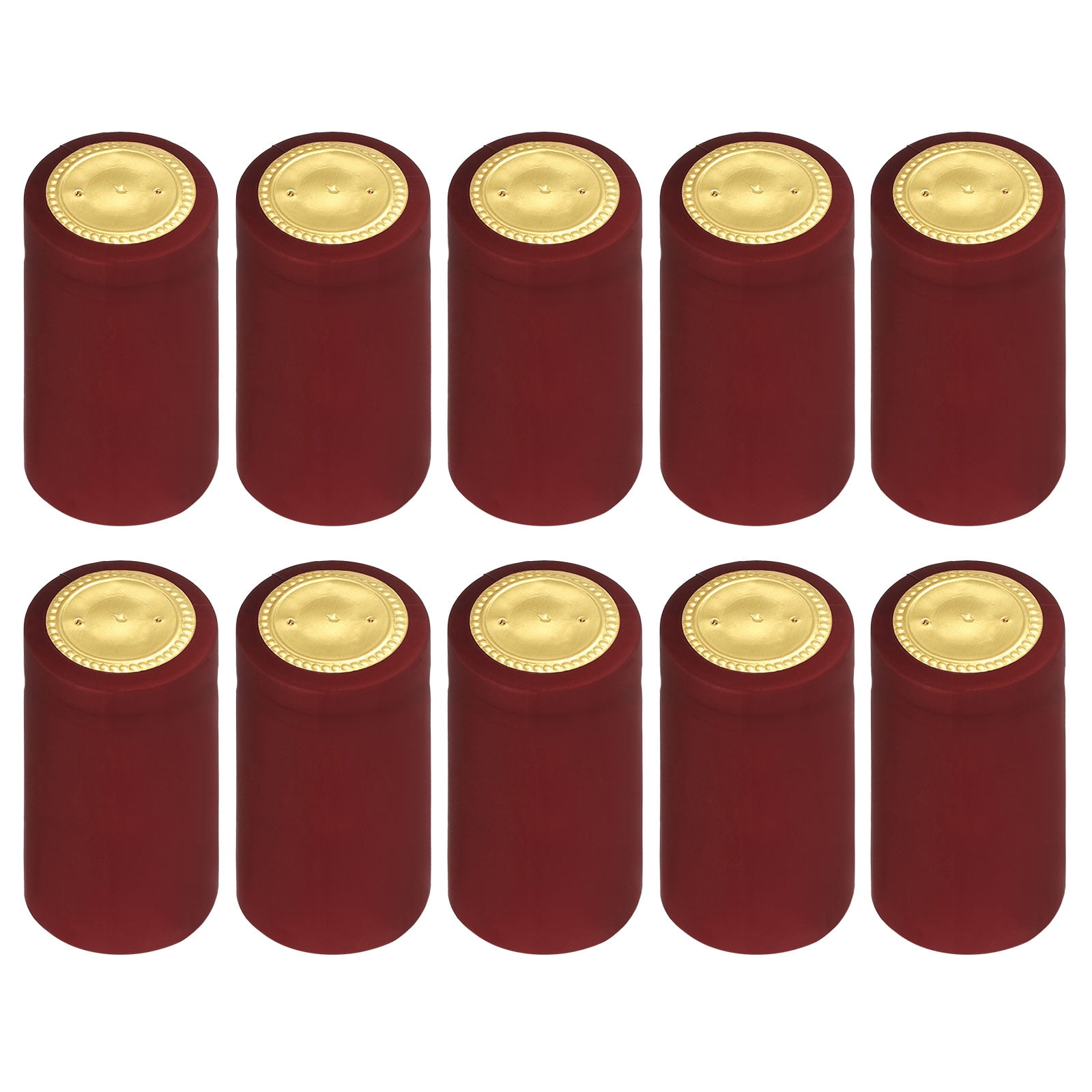 Uxcell 100 Pack PVC Heat Shrink Wine Bottle Caps, 1.26" Wine Shrink ...