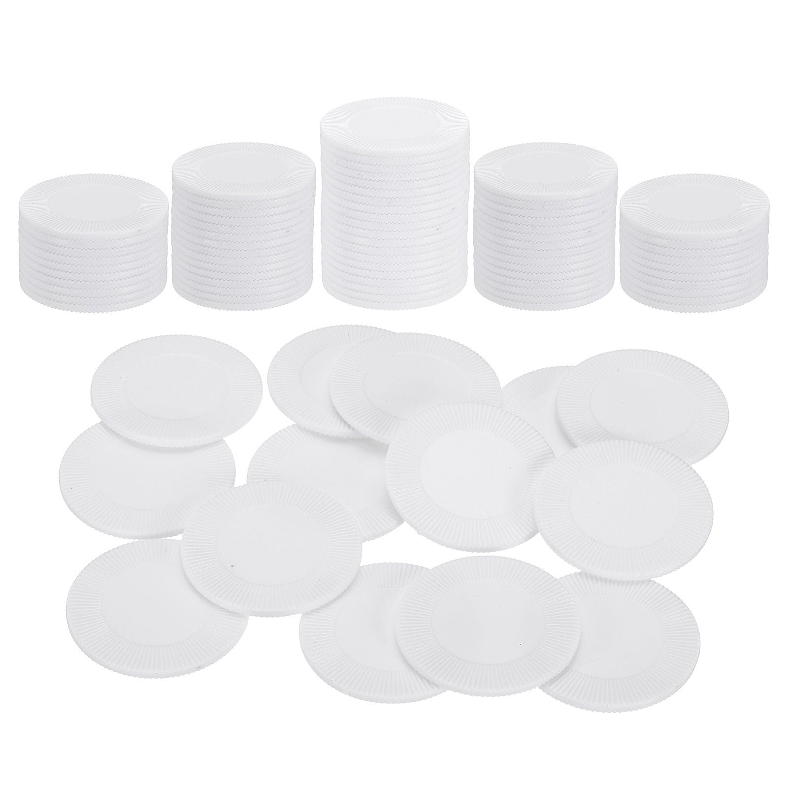 Uxcell 100 Pack Plastic Poker Chips, 1 Inch Mini Bingo Chips Learning ...