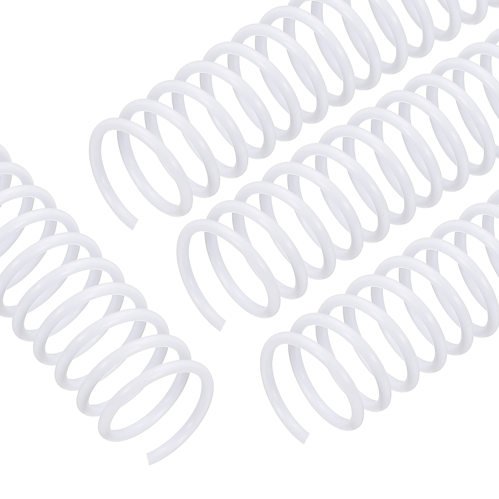 Uxcell 100 Pack Plastic Spiral Binding Coils, 16mm(5/8