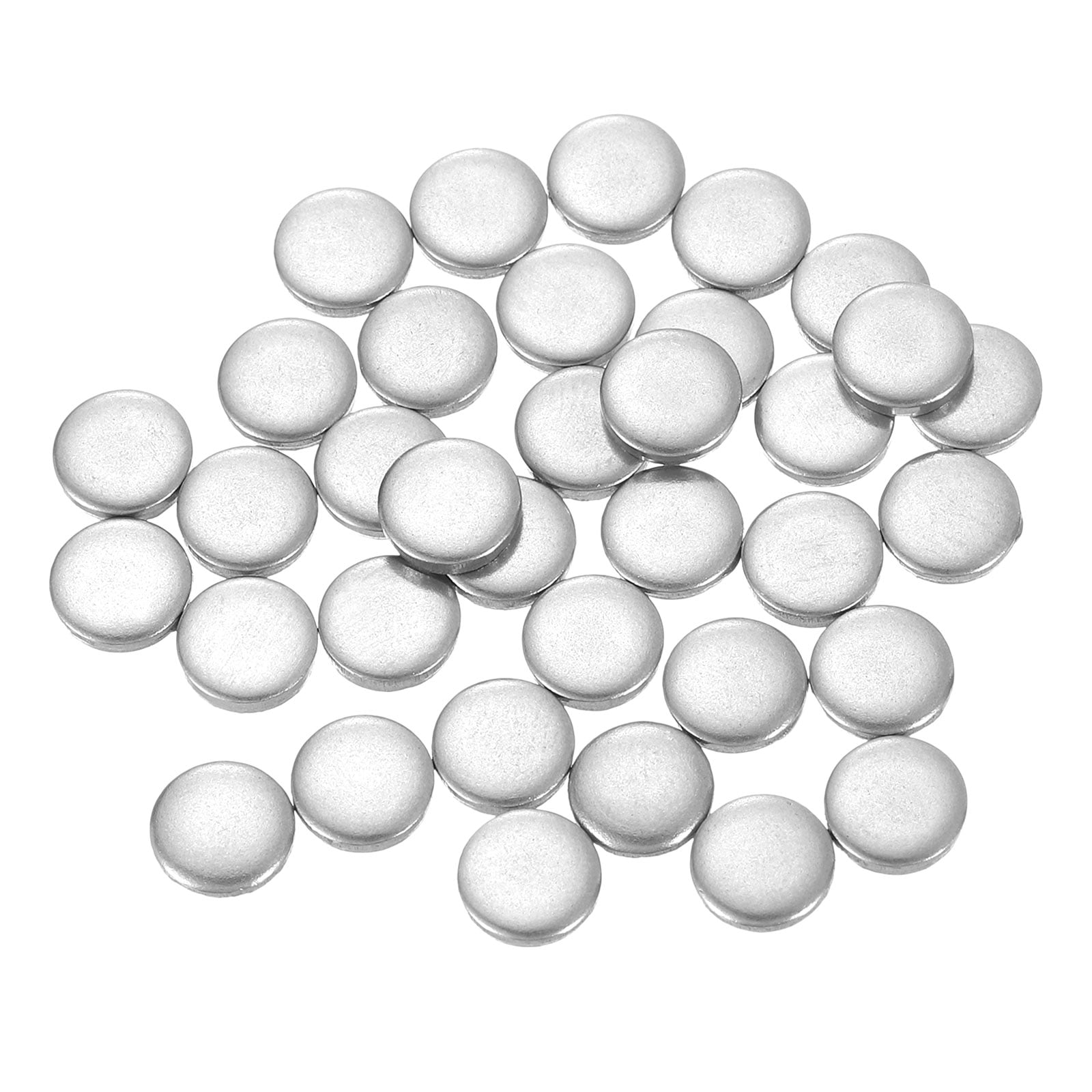 Uxcell 100 Pack Stainless Steel Disc, 1/4"(6mm) Dia 0.12"(3mm) Thick ...