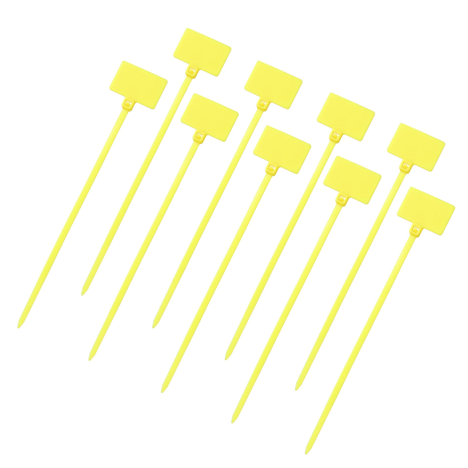 Uxcell 100 Pcs Cable Label Marker Tags, Nylon Cable Zip Tie Tags 4.3 ...