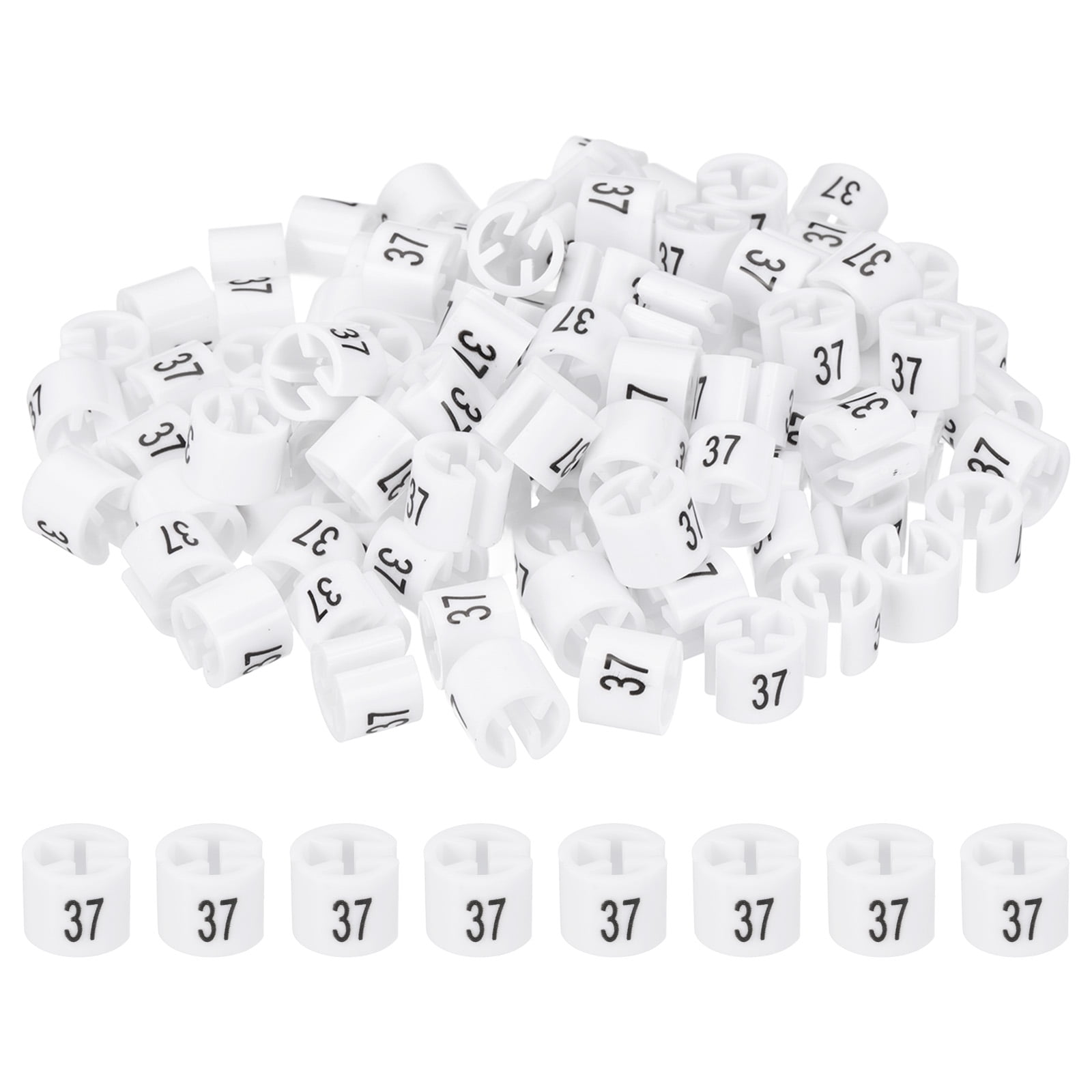 Uxcell Clothes Hanger Markers, Tags Fit Rod Garment Size Hanger Clips ...