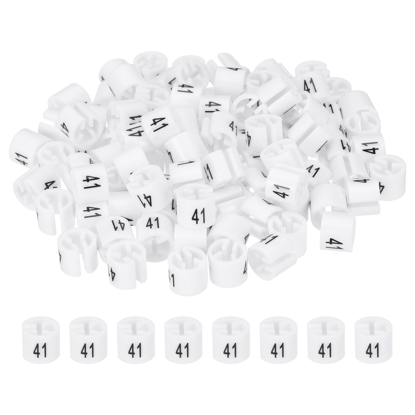 Uxcell Clothes Hanger Markers, Tags Fit Rod Garment Size Hanger Clips ...