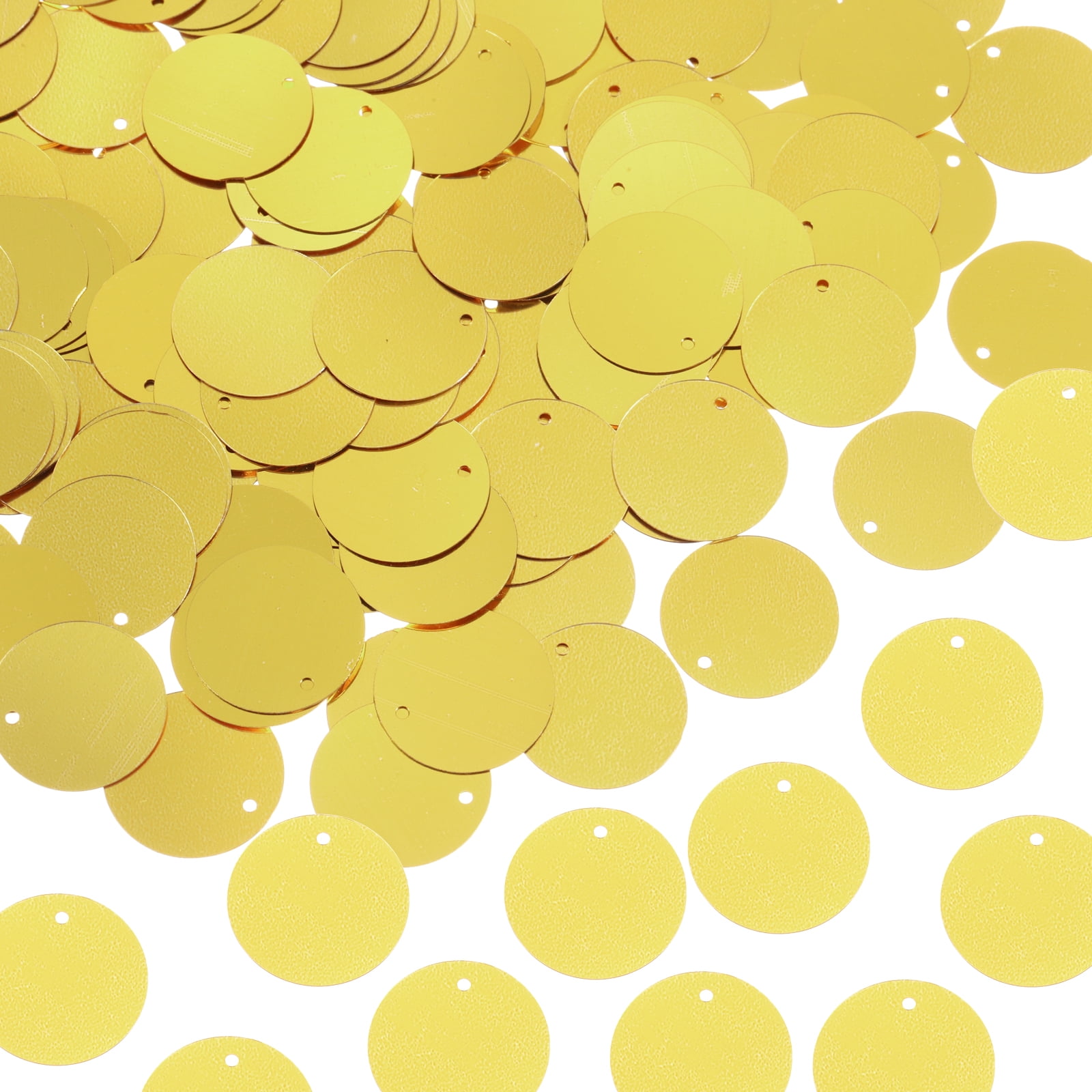 Uxcell 100 Pcs Flat Round Sequins 25mm/1 Inch Loose Paillettes Craft ...