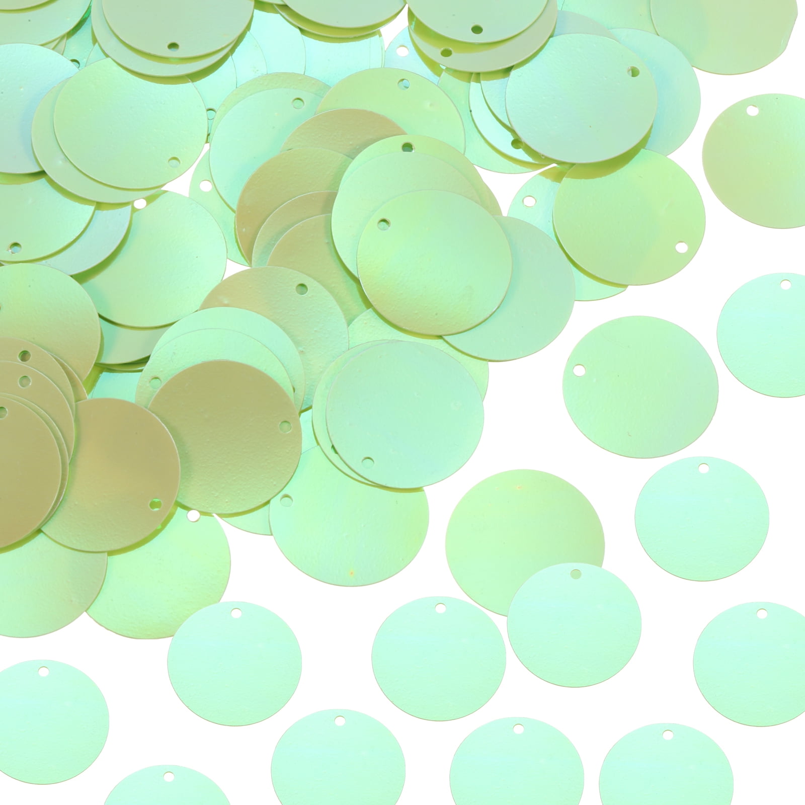 Uxcell 100 Pcs Flat Round Sequins 30mm/1.2 Inch Loose Paillettes Craft ...