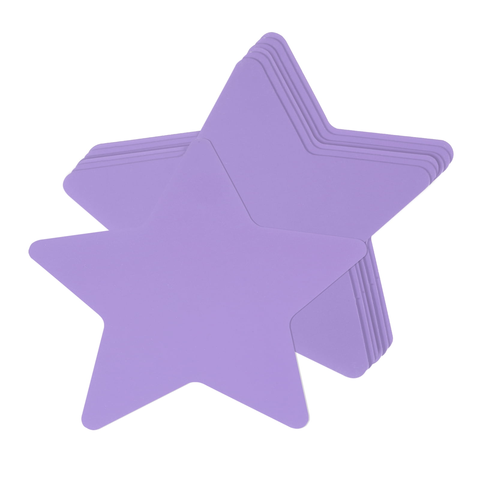 Uxcell 100 Pcs Star Cutouts, 3.9 x 3.9 Inch Star Shaped Paper Cards for ...